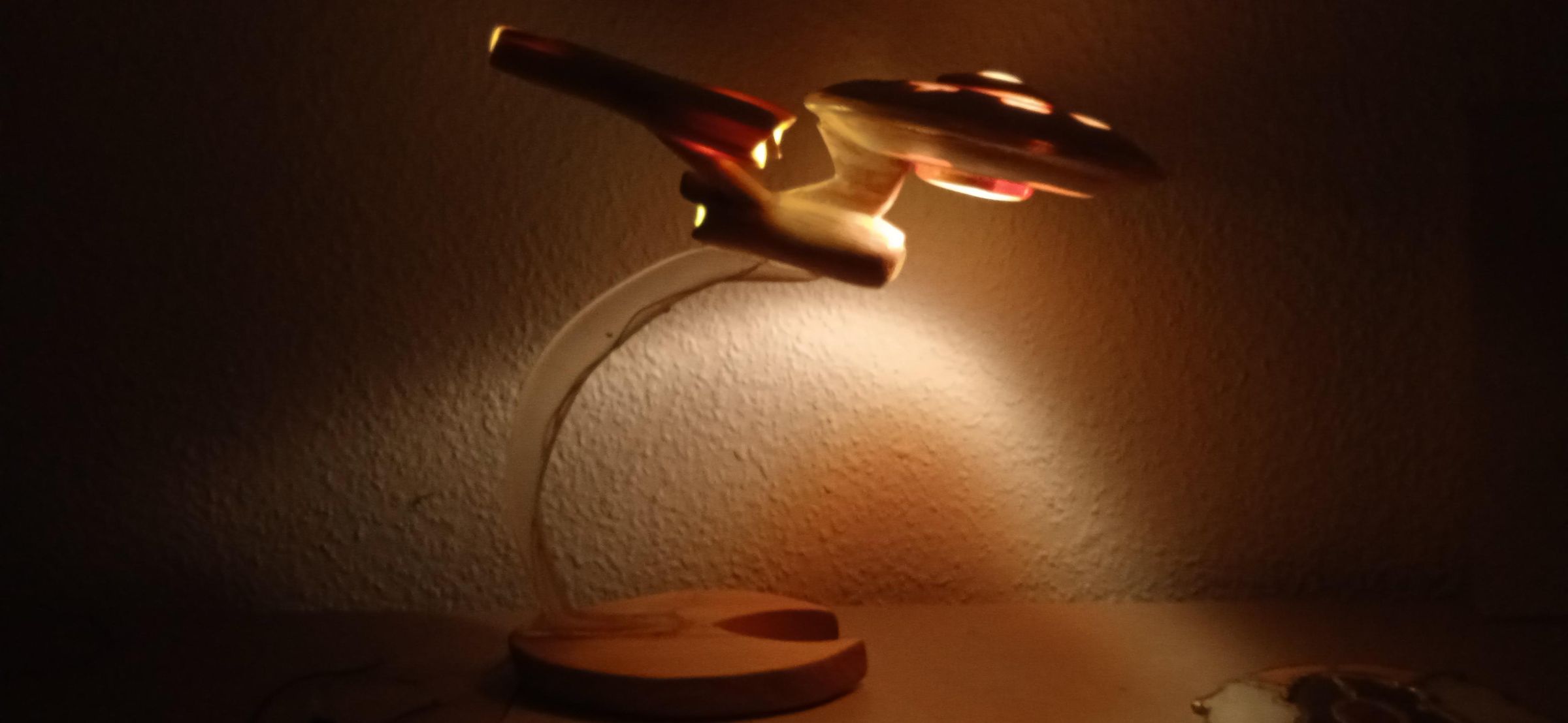 Making an Amazing Wooden Spaceship Table Lamp : 12 Steps (with Pictures ...