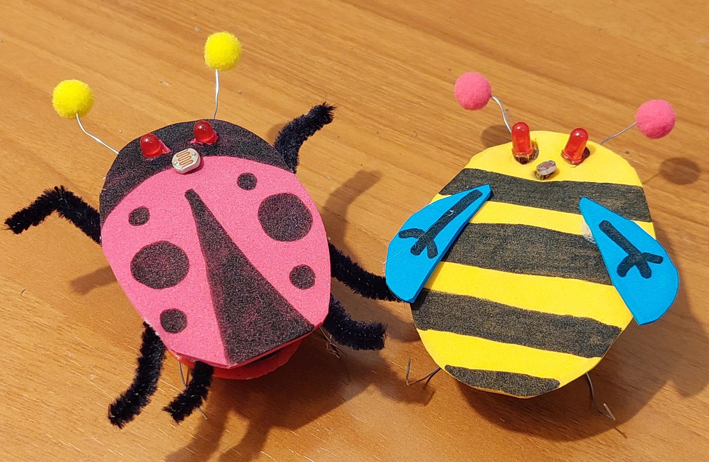 Light Dependent Robotic Bugs : 8 Steps (with Pictures) - Instructables