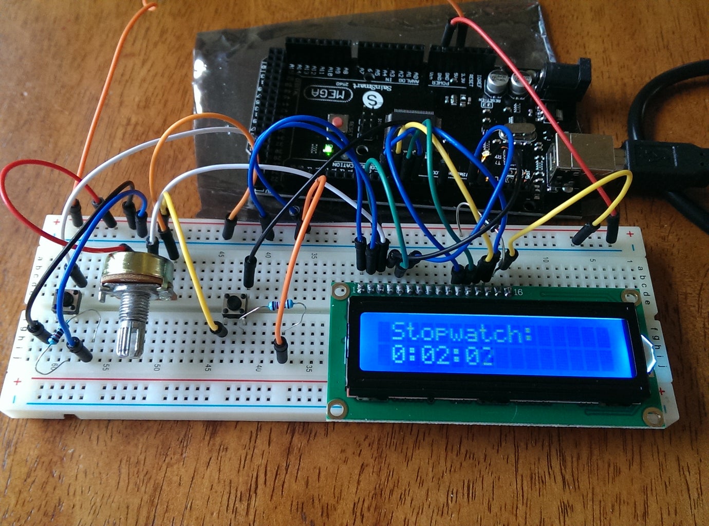 Start Up Guide Arduino Stopwatch 4 Steps Instructables