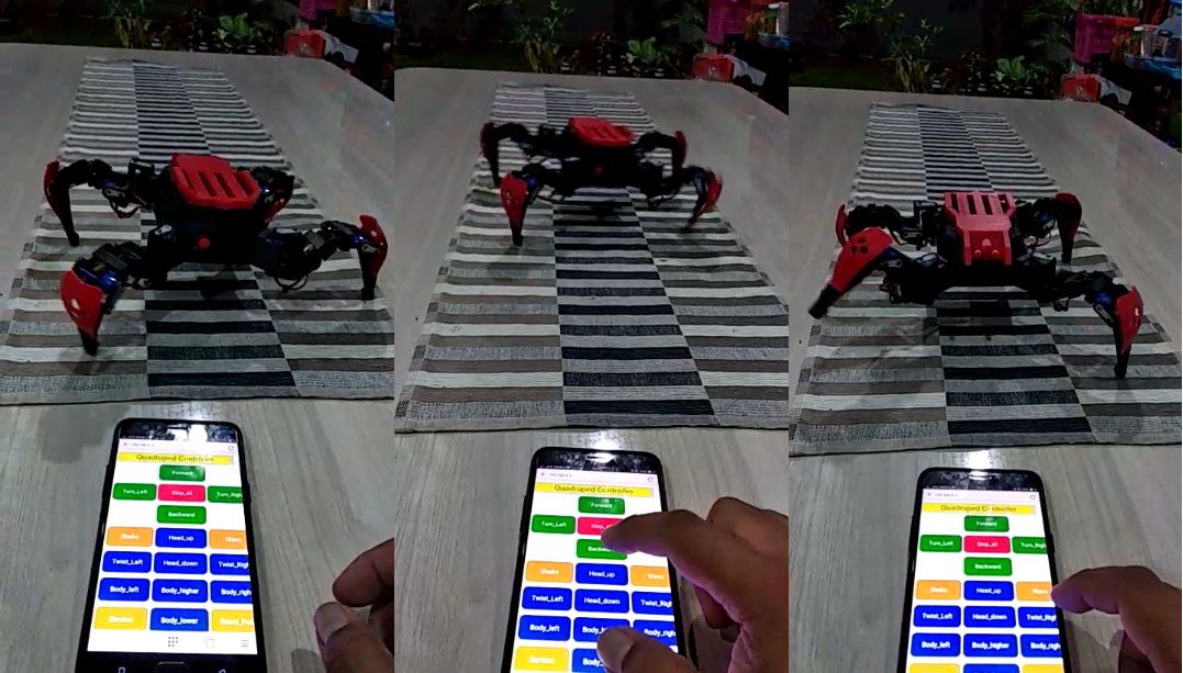 ESP8266 WIFI AP Controlled Quadruped Robot : 15 Steps (with Pictures ...