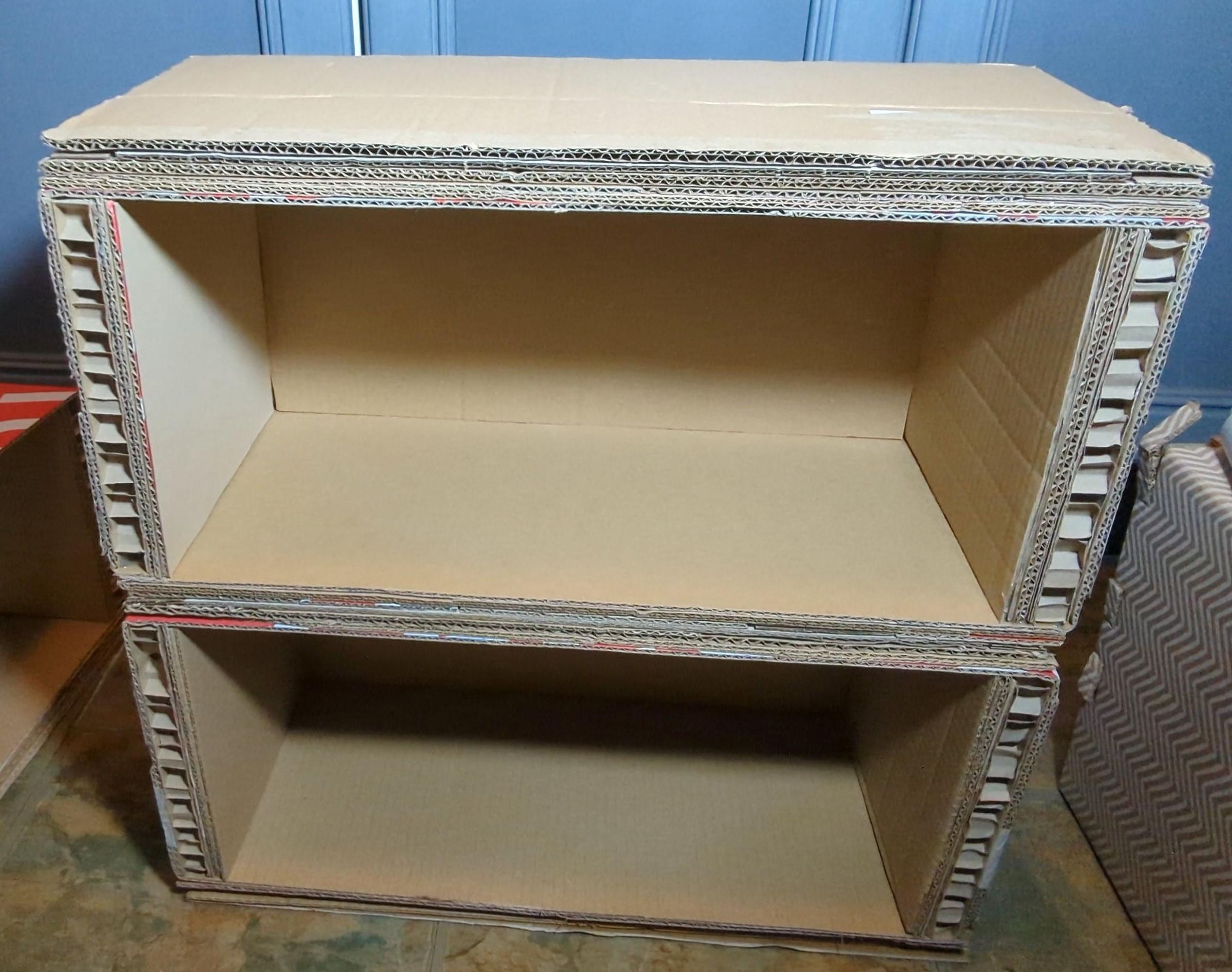 Giant Book- Bookcase (Made Entirely Out of Cardboard) : 14 Steps (with ...