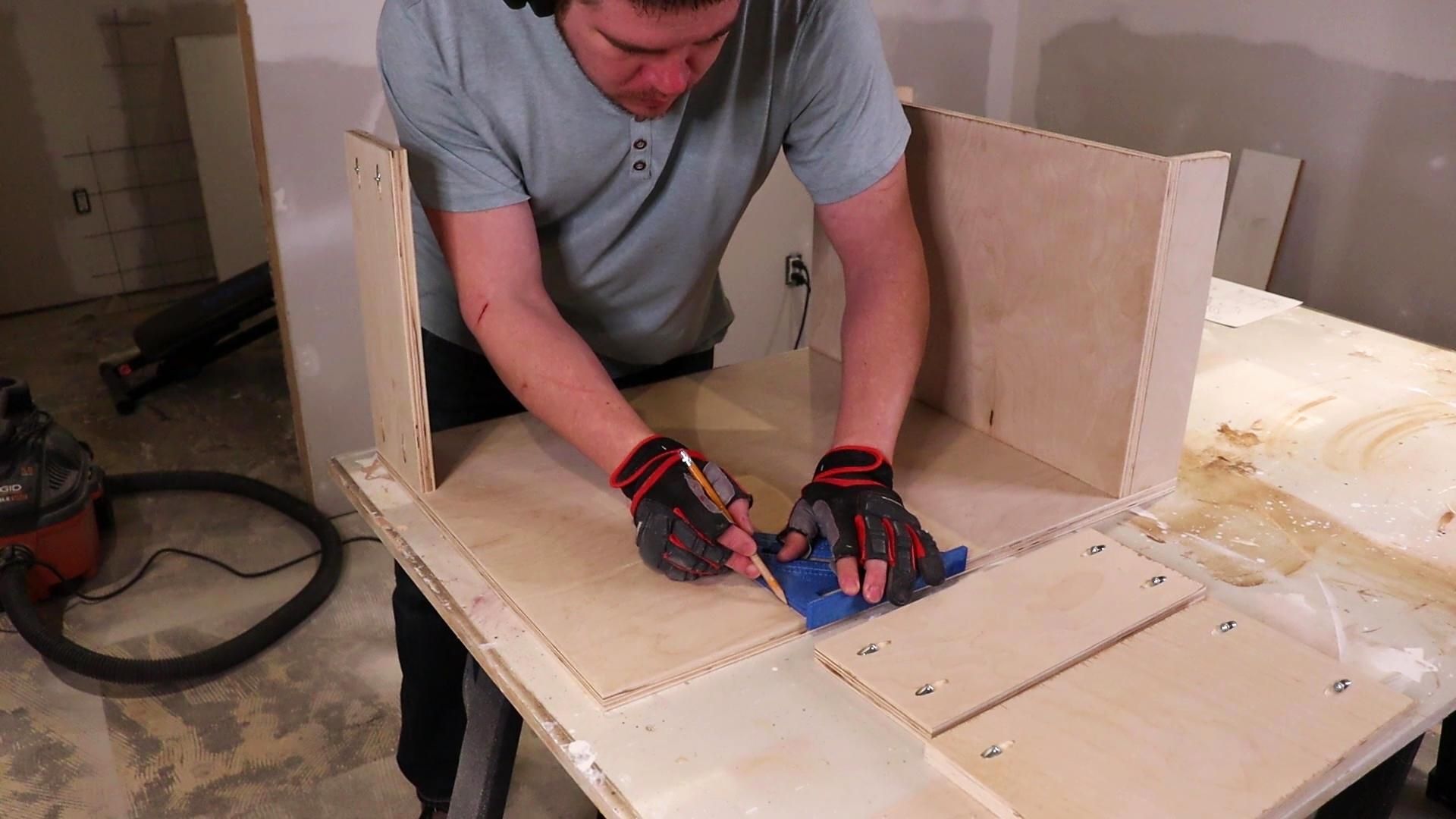 DIY Computer Desk | Cable Management, Storage, LED's : 13 Steps (with ...
