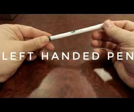 How to Make a Left Handed Pen - Instructables