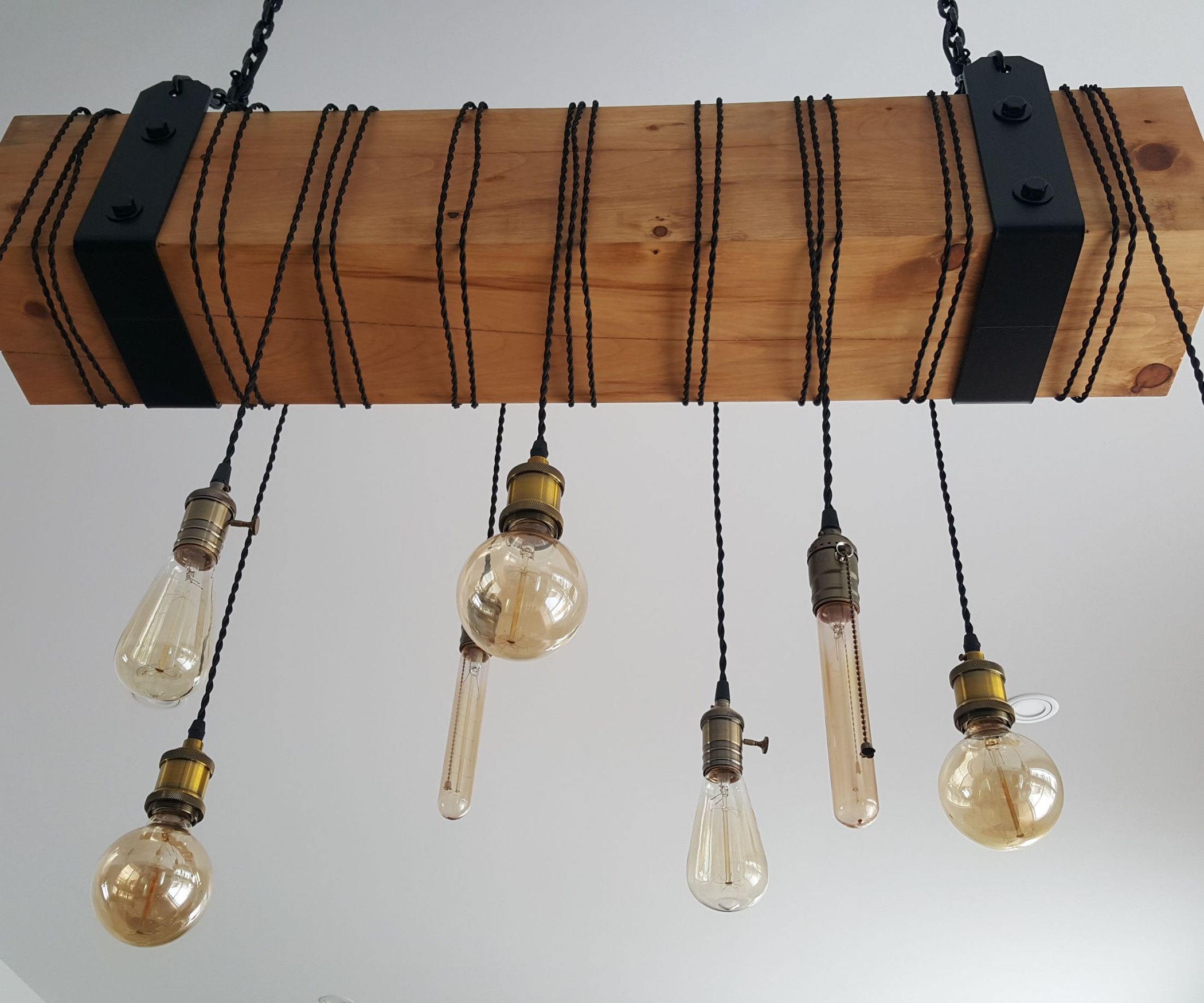 Rustic Wooden Chandelier : 7 Steps (with Pictures) - Instructables