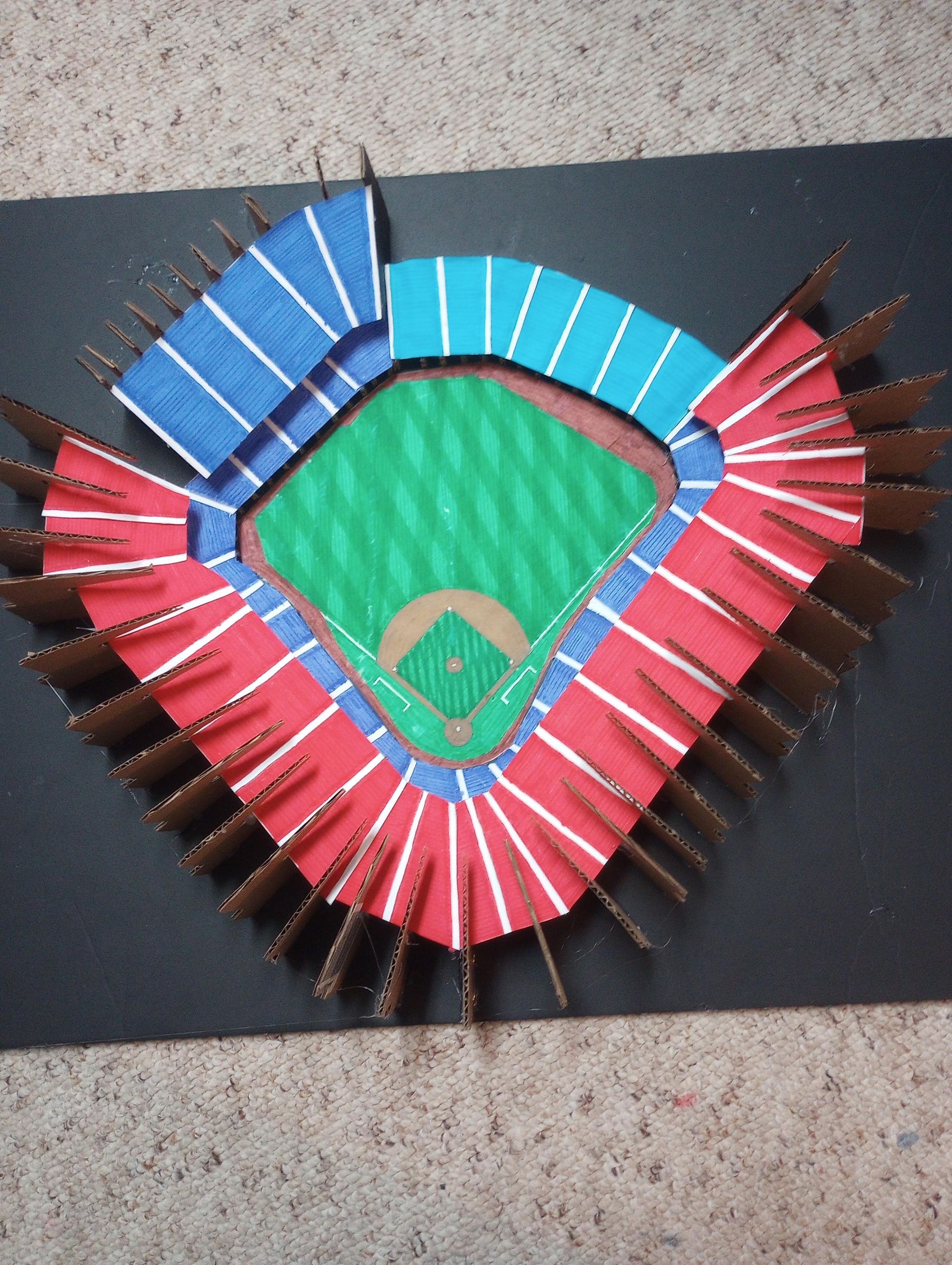 Cardboard MLB Stadium : 39 Steps (with Pictures) - Instructables