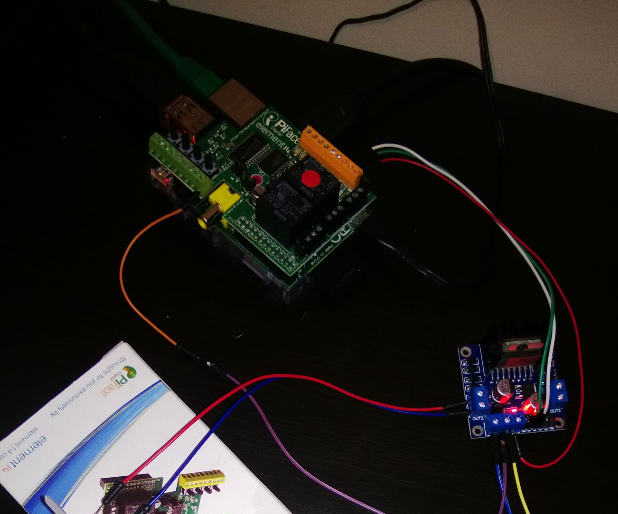 Raspberry PiFace L298N Bi-Directional DC Motor Control - Instructables