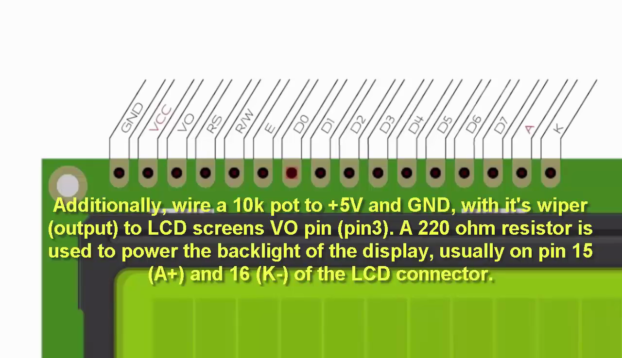 Arduino : How to Connect and Control an LCD Displays : 5 Steps (with ...