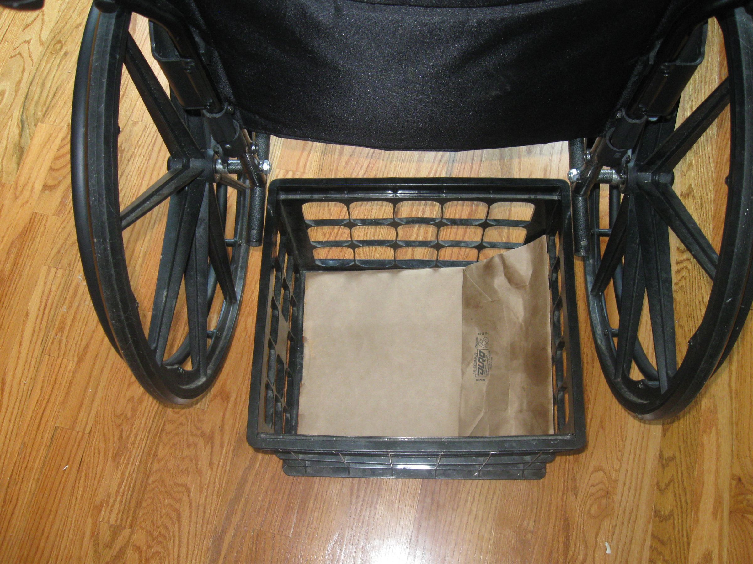 Wheelchair Attached Storage : 6 Steps - Instructables