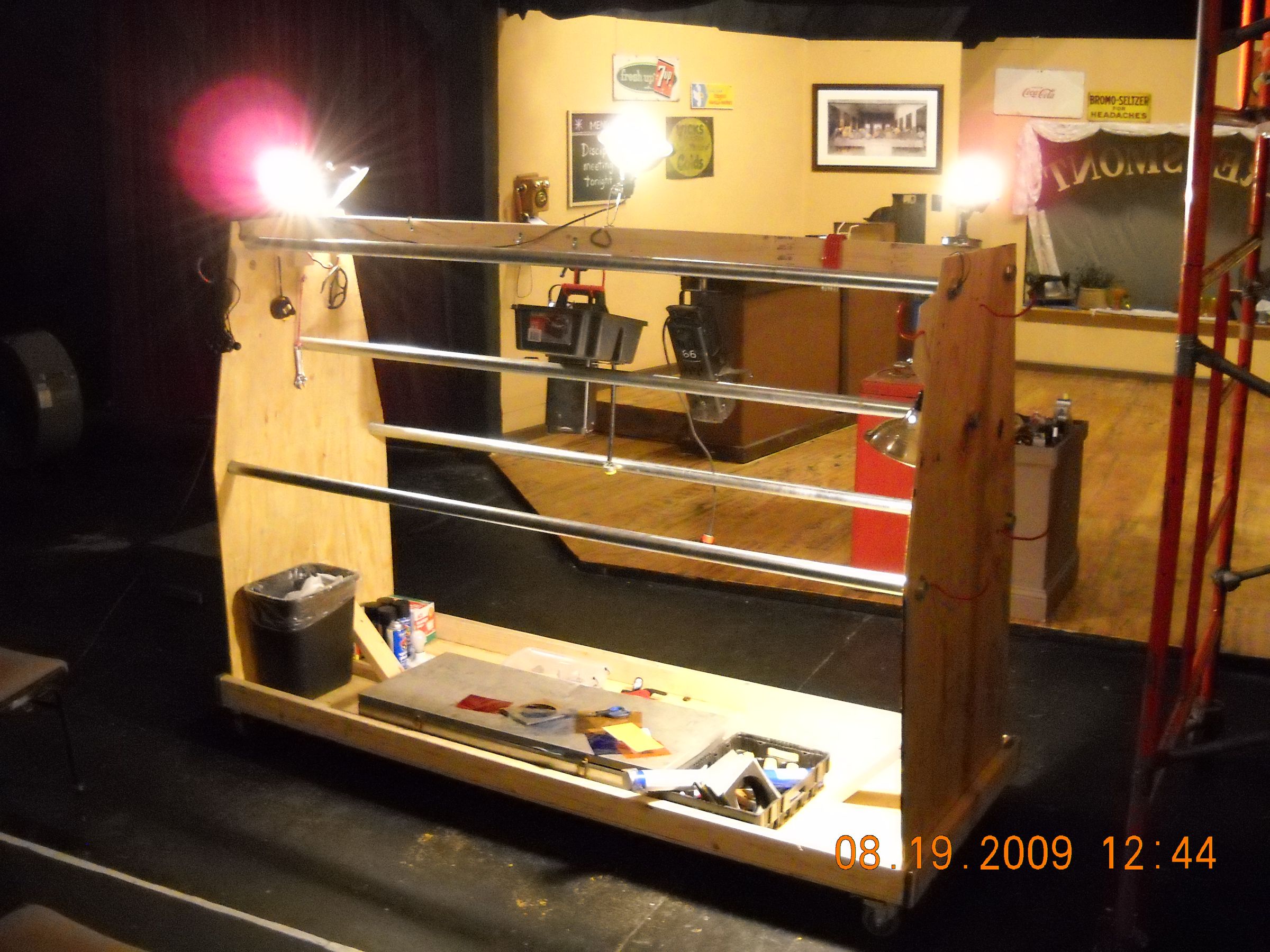 Stage Lighting Storage and Work Cart - Instructables