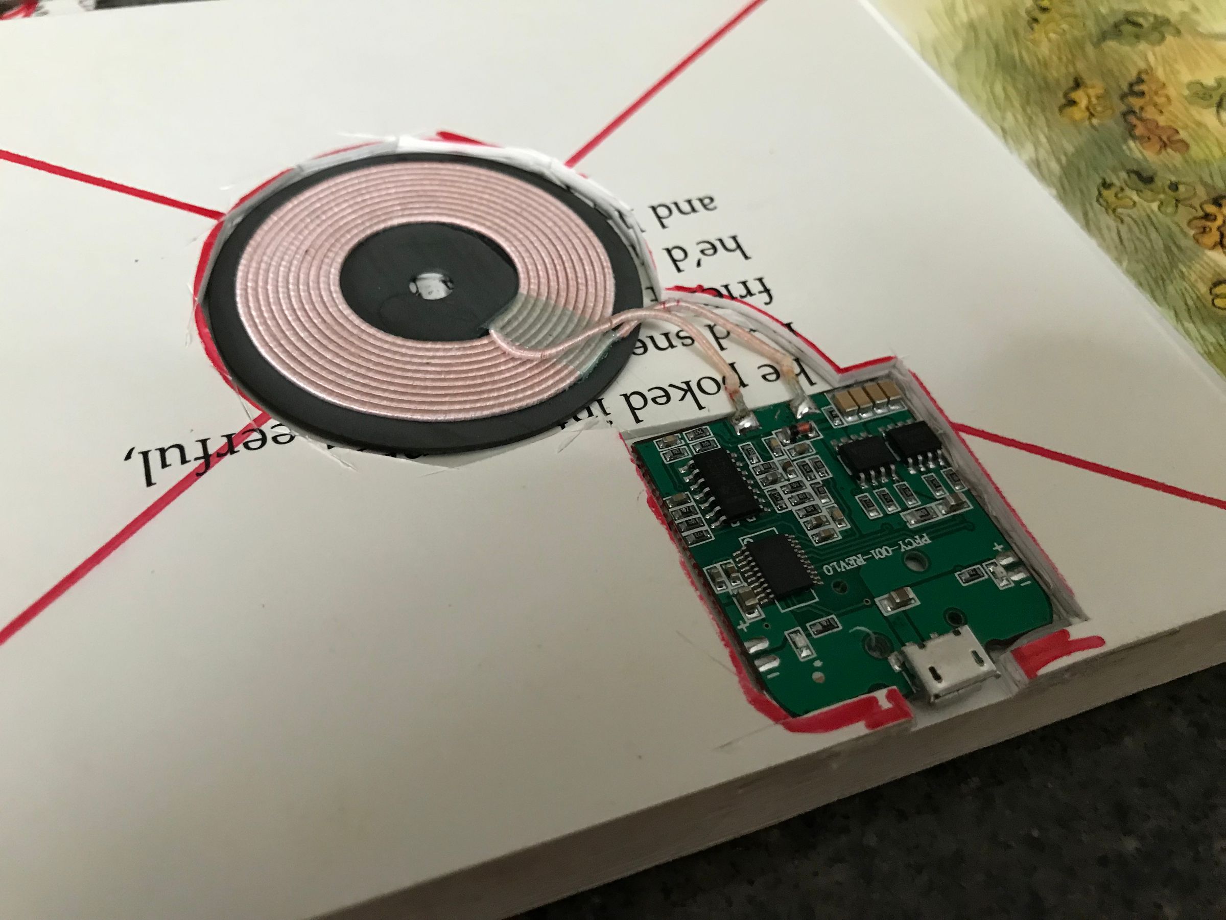 DIY Book Qi Wireless Charger : 4 Steps (with Pictures) - Instructables