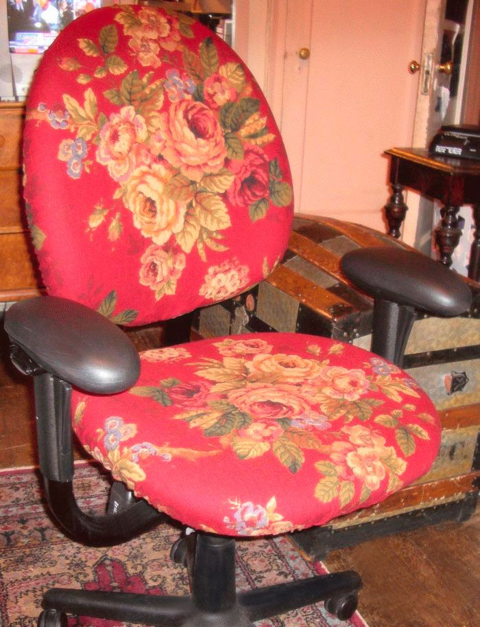 Quick & Dirty Office Chair Cover : 5 Steps - Instructables