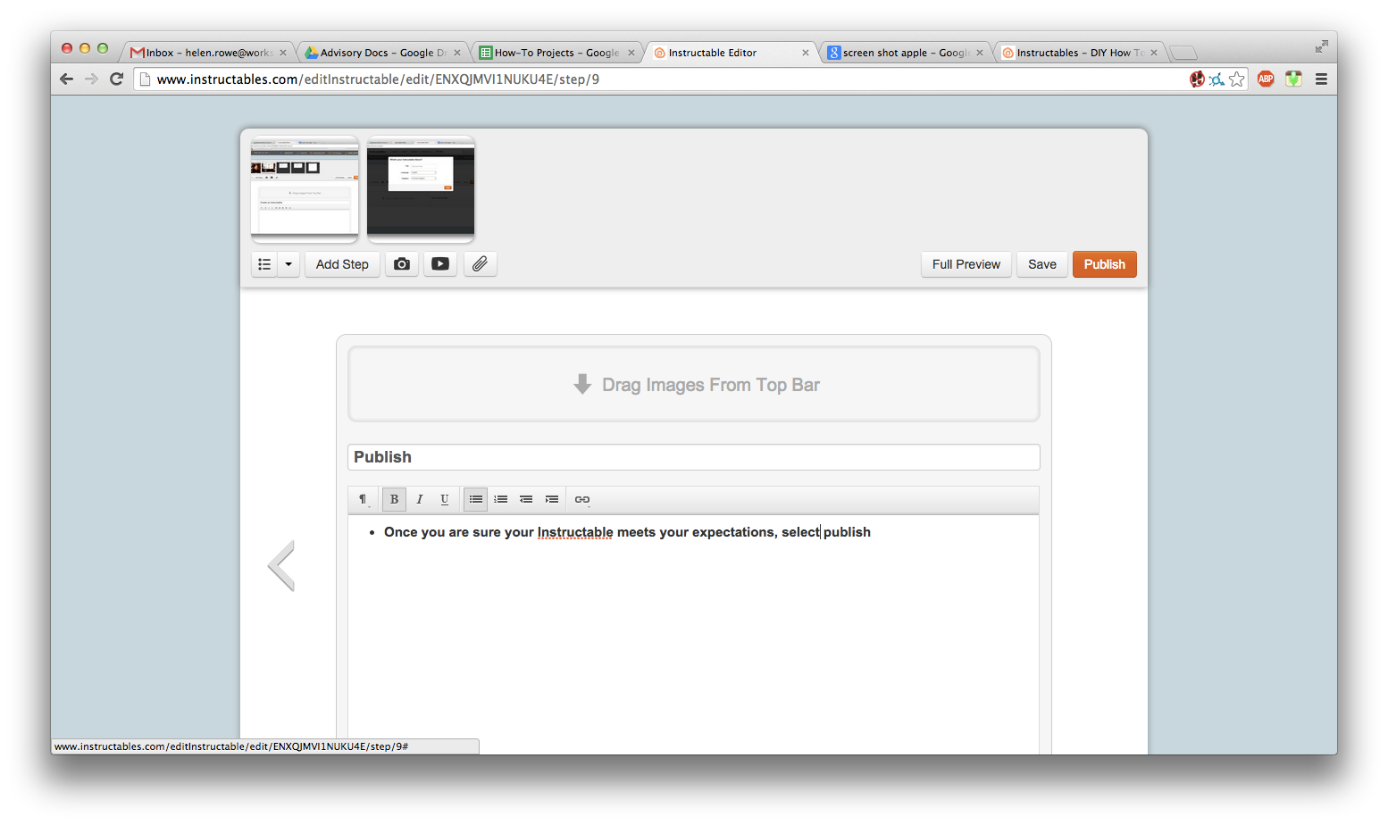 Create an Instructable : 10 Steps - Instructables