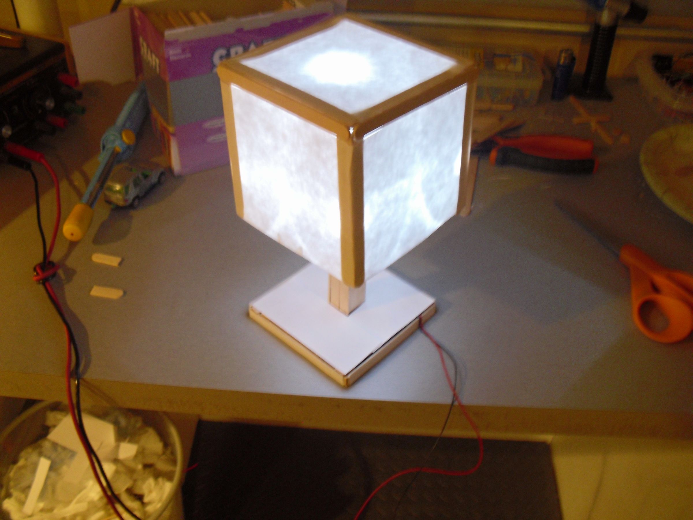 Led Popsicle Stick Lamp - Instructables