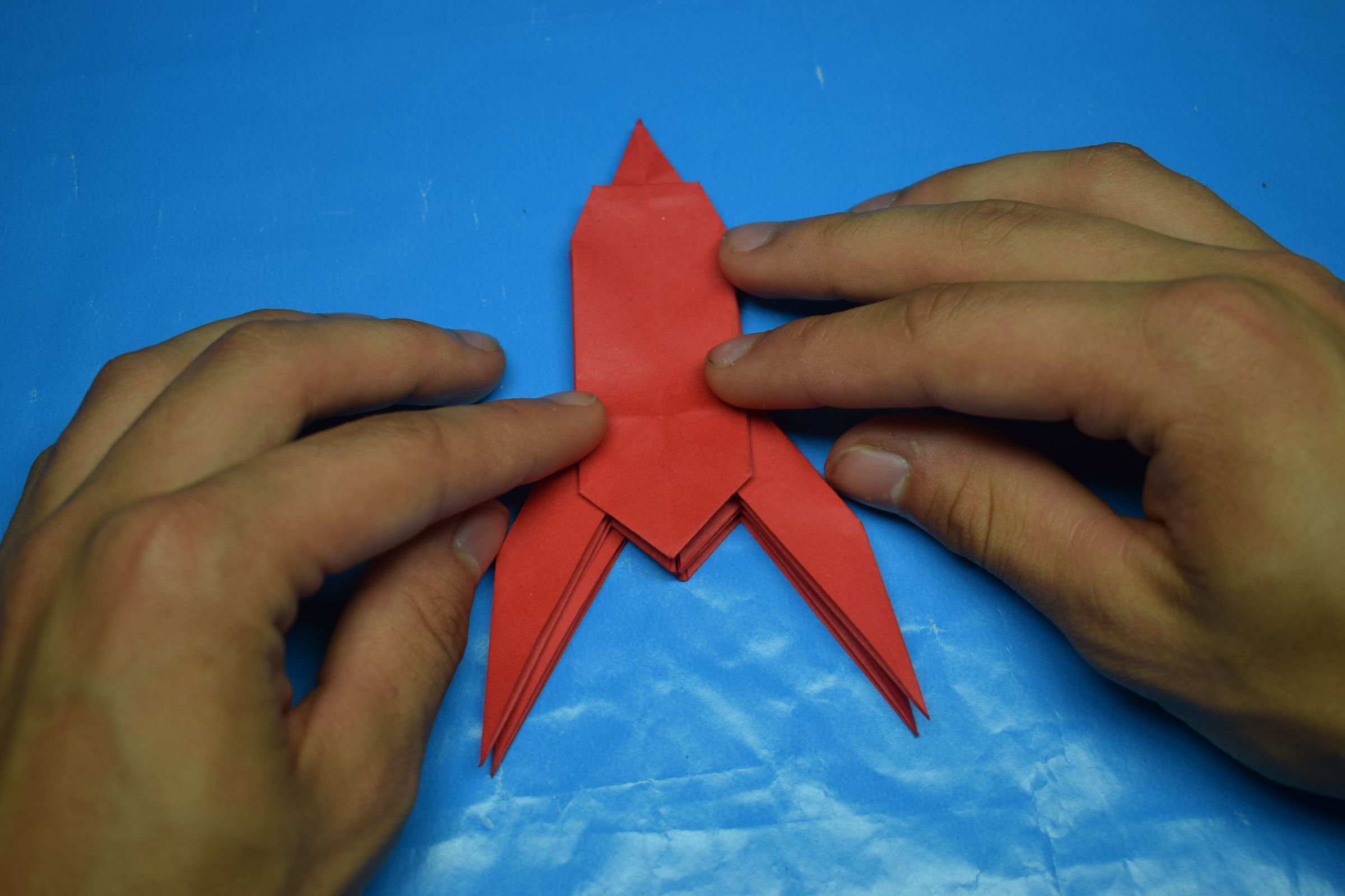 How to Fold a Cool 3D Origami Sci-Fi Rocket : 11 Steps (with Pictures ...
