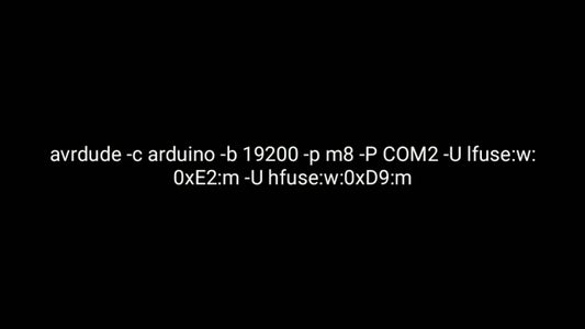 Arduino As Isp Burn Hex File In Avr Fuse In Avr Arduino As