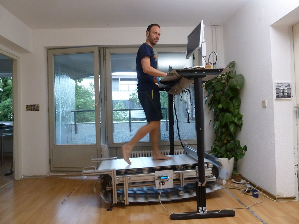 Hamster Wheel Standing Desk : 10 Steps (with Pictures) - Instructables