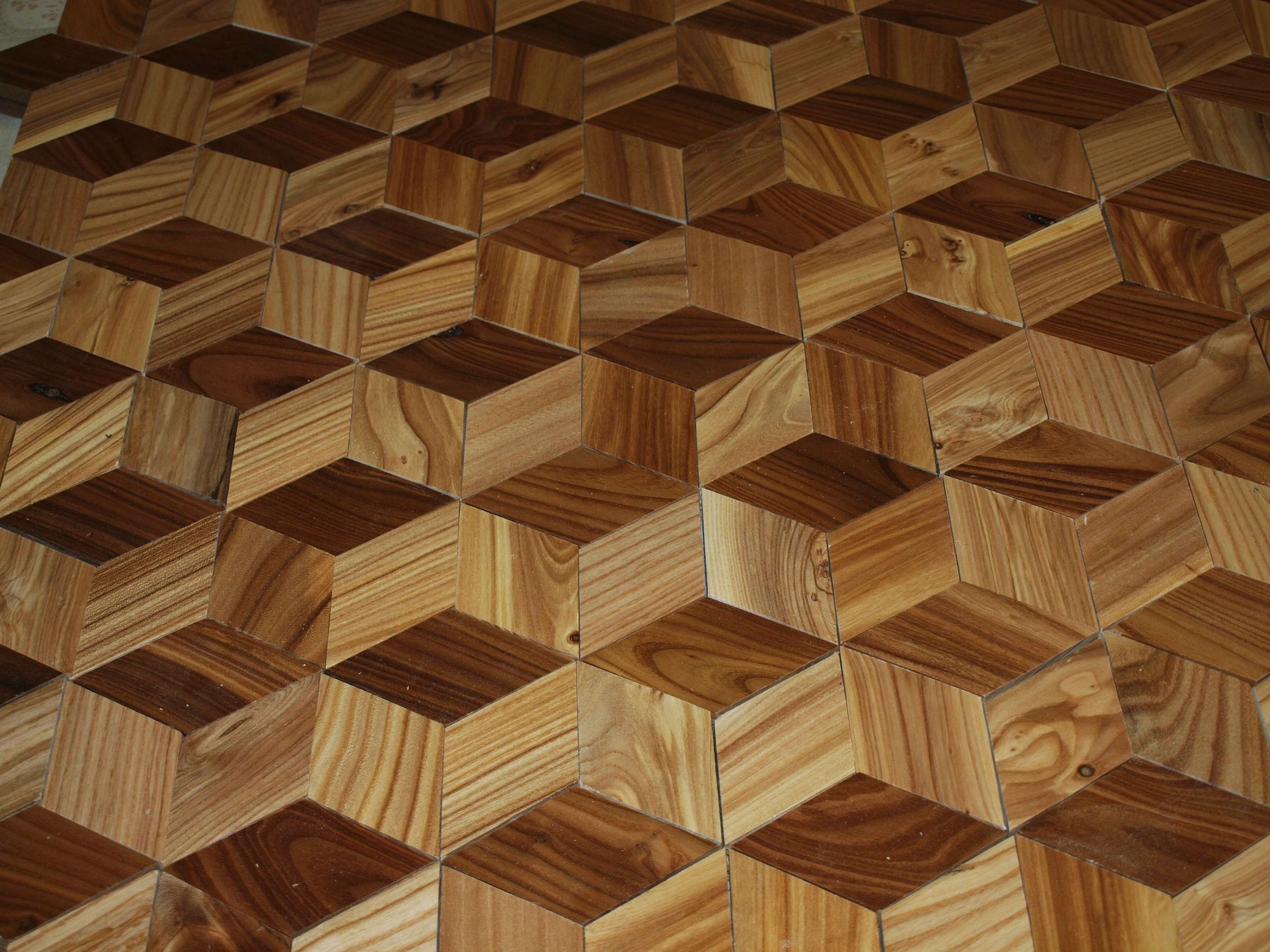 Make a Hardwood Floor That Looks 3D From Your OWN Trees : 11 Steps ...