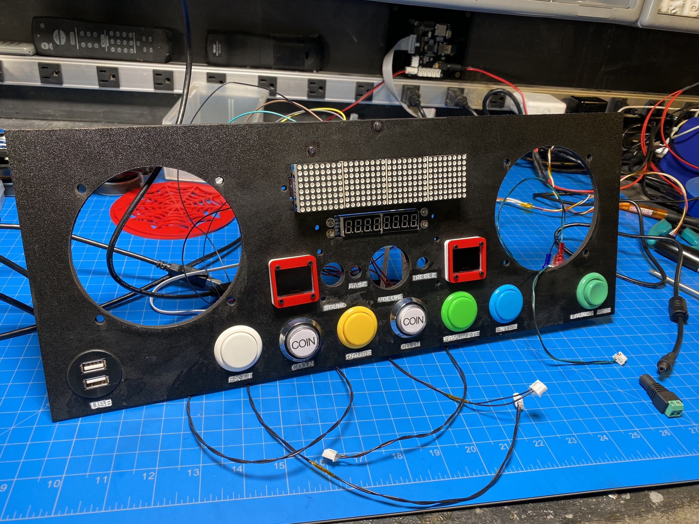 Arcade1Up Mod With LED Marquee and Sub-Displays : 9 Steps (with ...