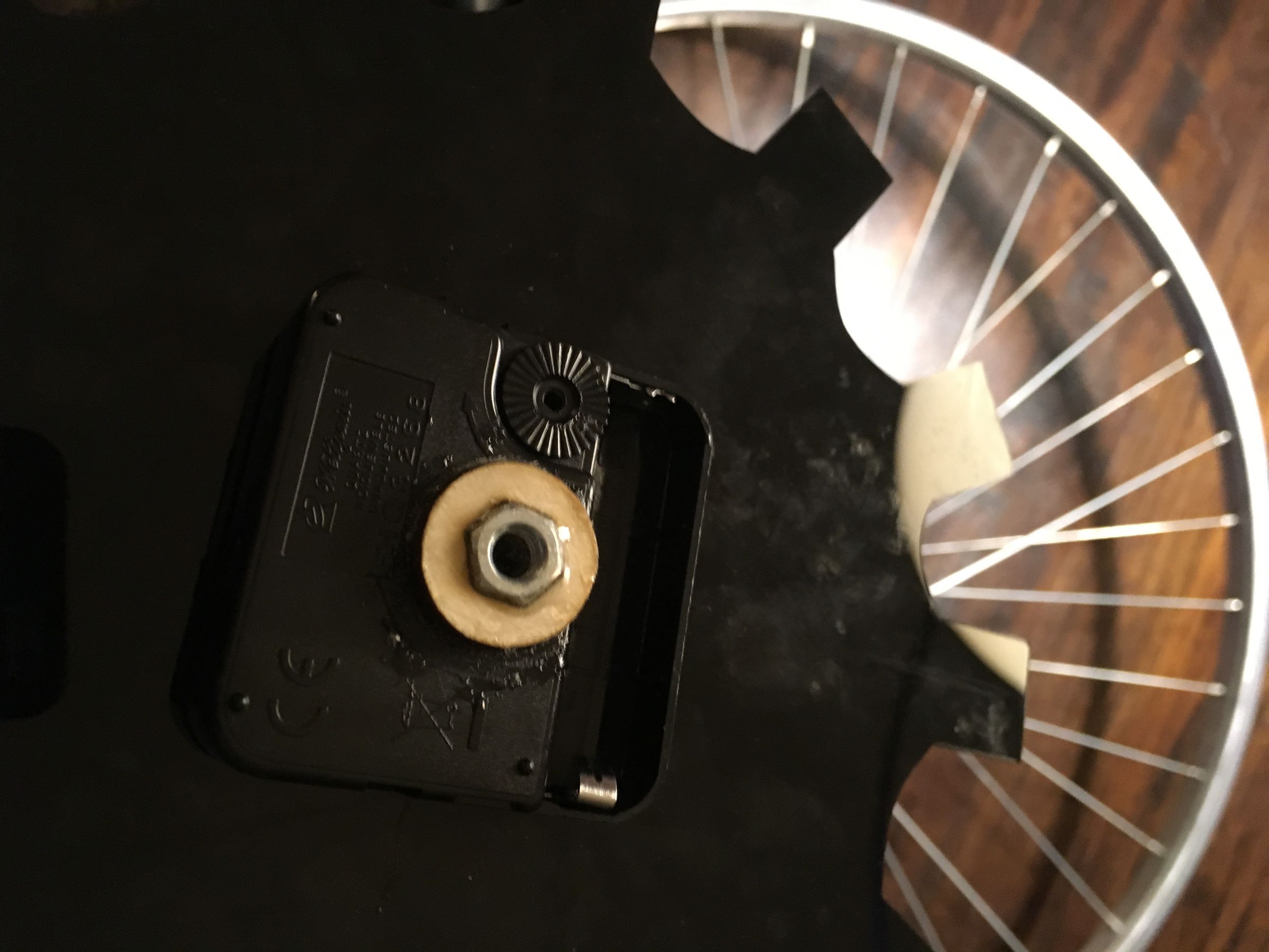 Bicycle Clock (with Unscrew-able Clock Mechanism) : 6 Steps (with ...