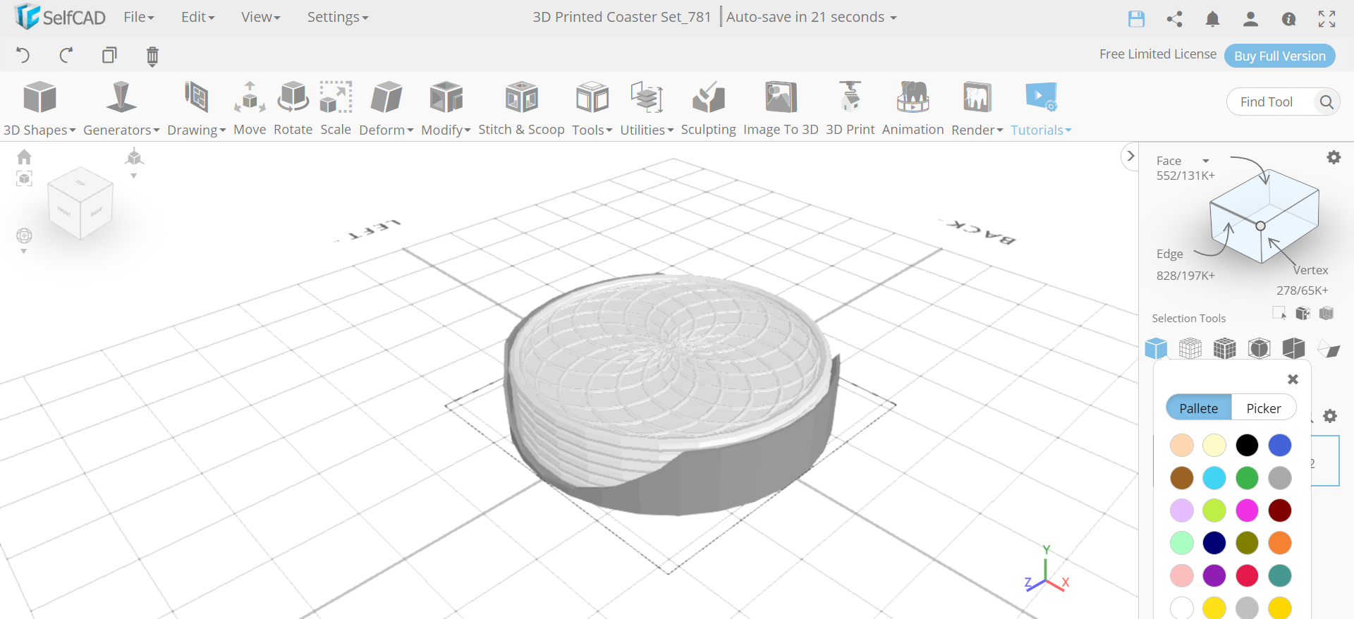 HOW TO CREATE a 3D PRINTED COASTER SET IN 3D MODELLING SOFTWARE : 8 ...