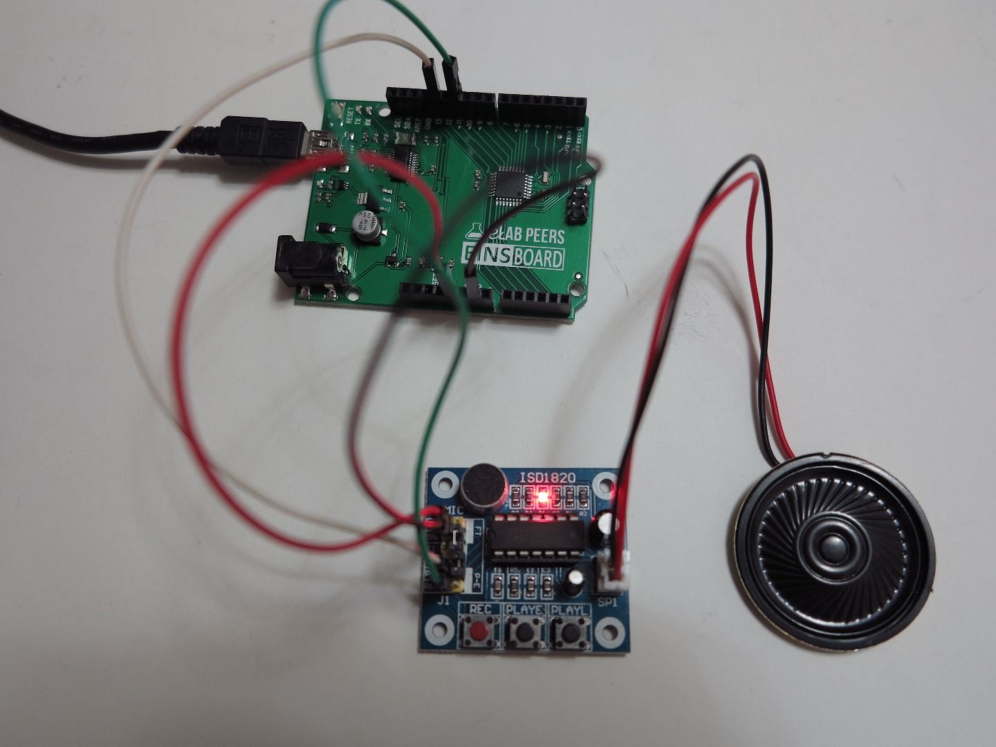 KY-008 Laser Module X Laser Detector X ISD1820 Voice Recording Module ...