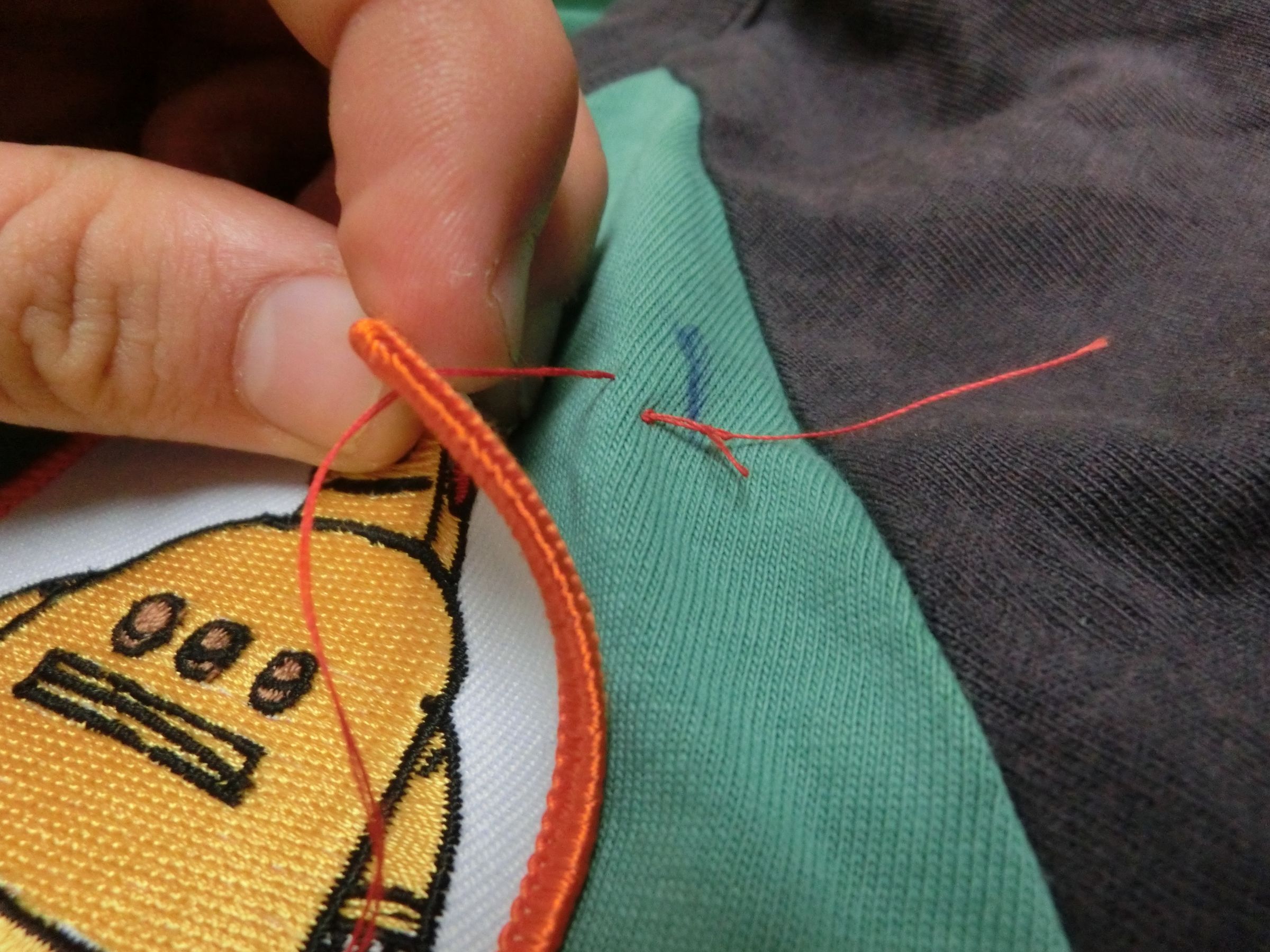Stitching on a Instructables Patch. - Instructables