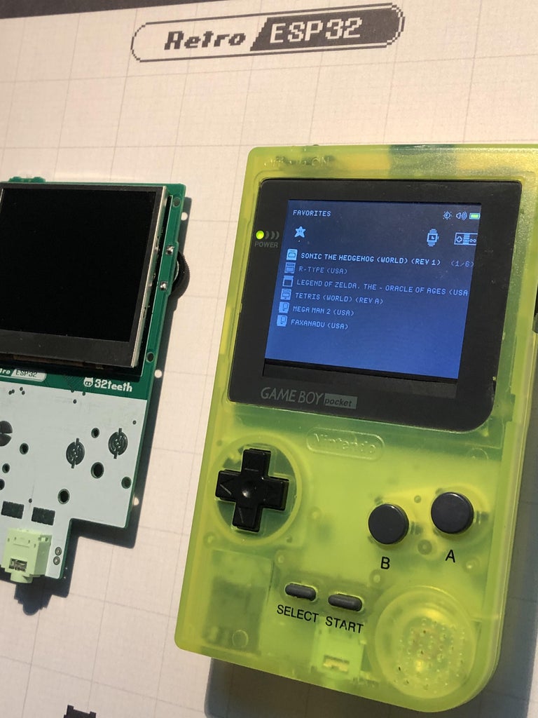 Retro Esp32 3 Steps Instructables