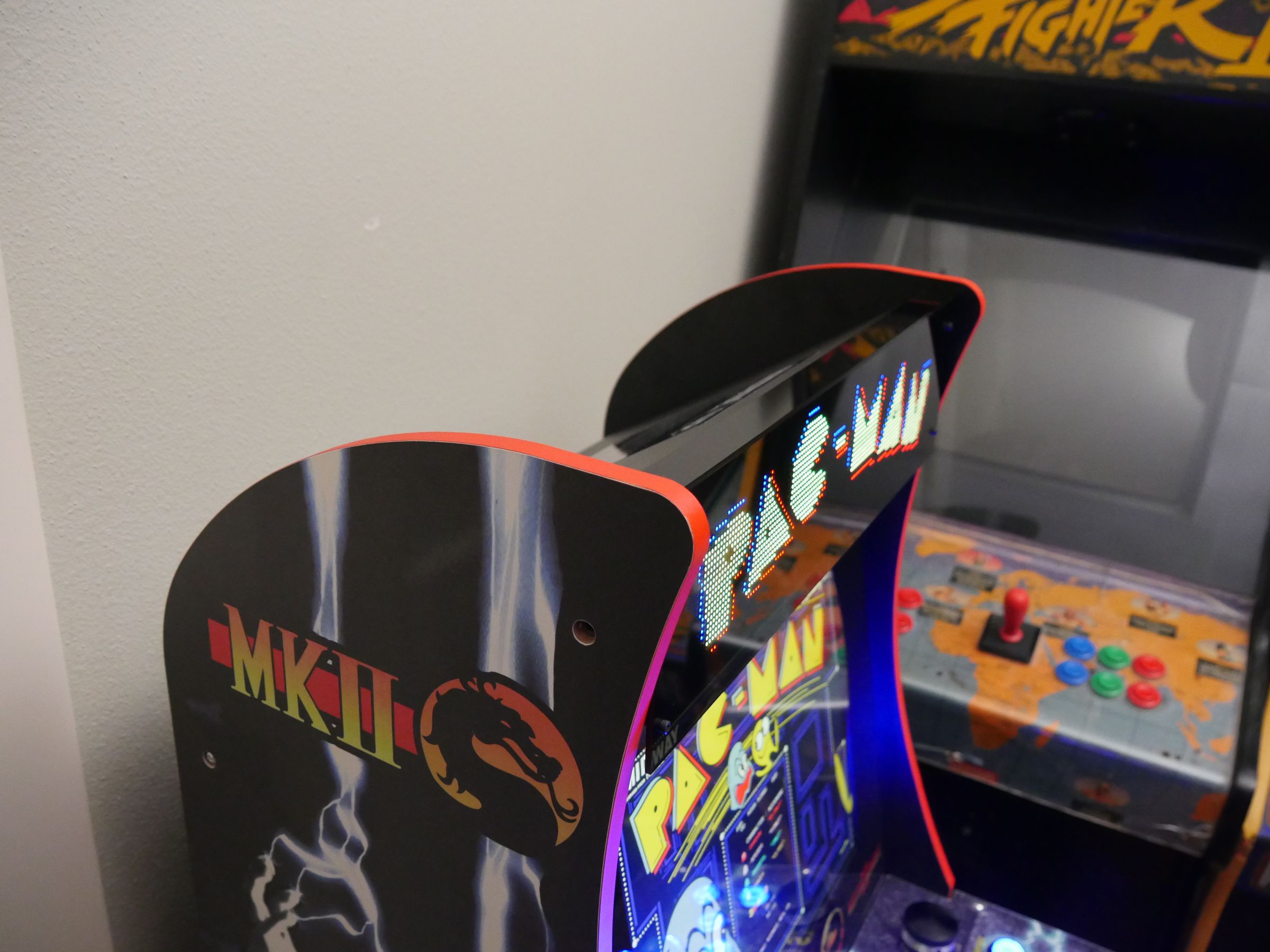 Arcade1Up Mod With LED Marquee and Sub-Displays : 9 Steps (with ...