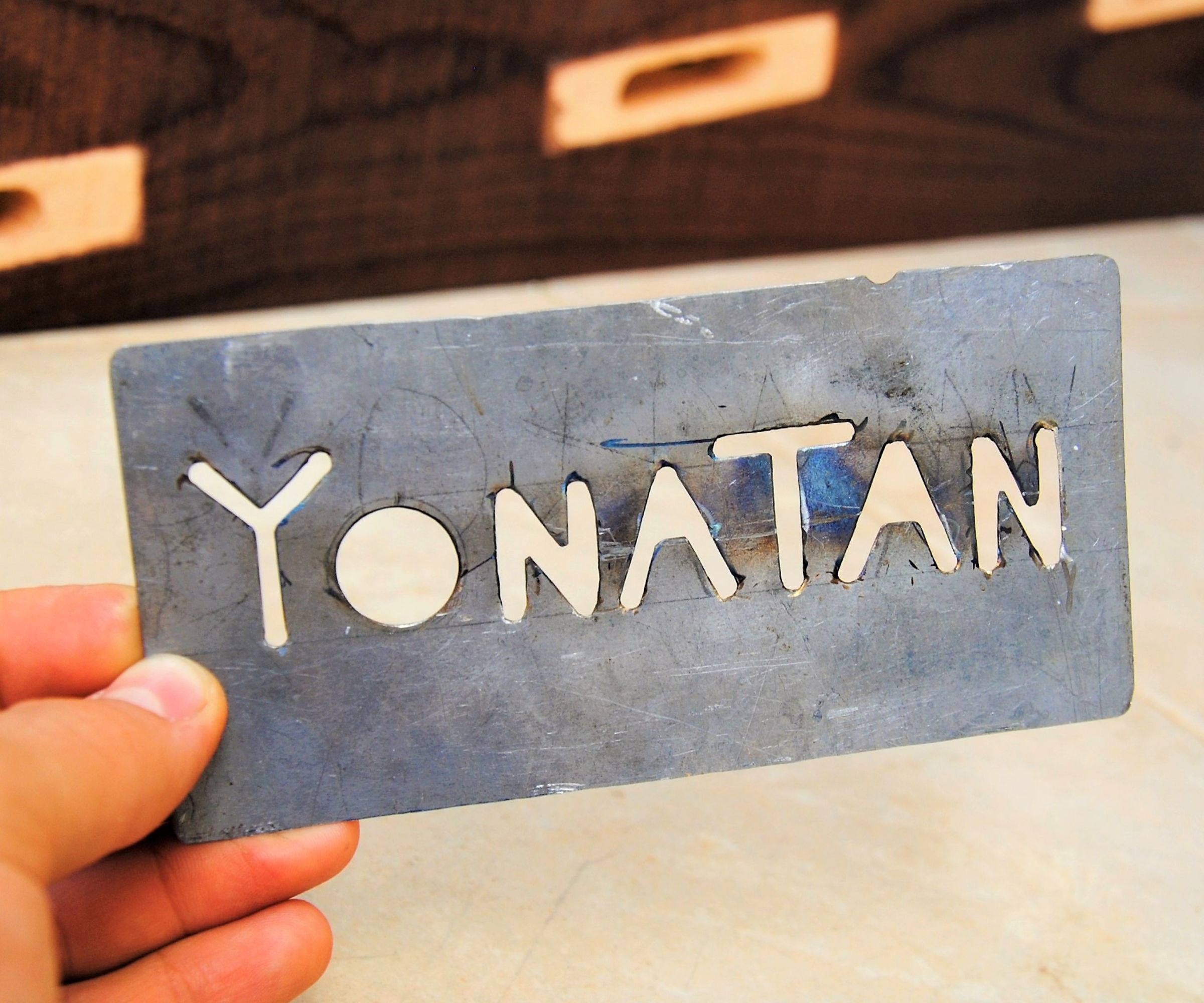Custom DIY Metal Stencil: Engrave Your Name/Logo Without a Laser ...