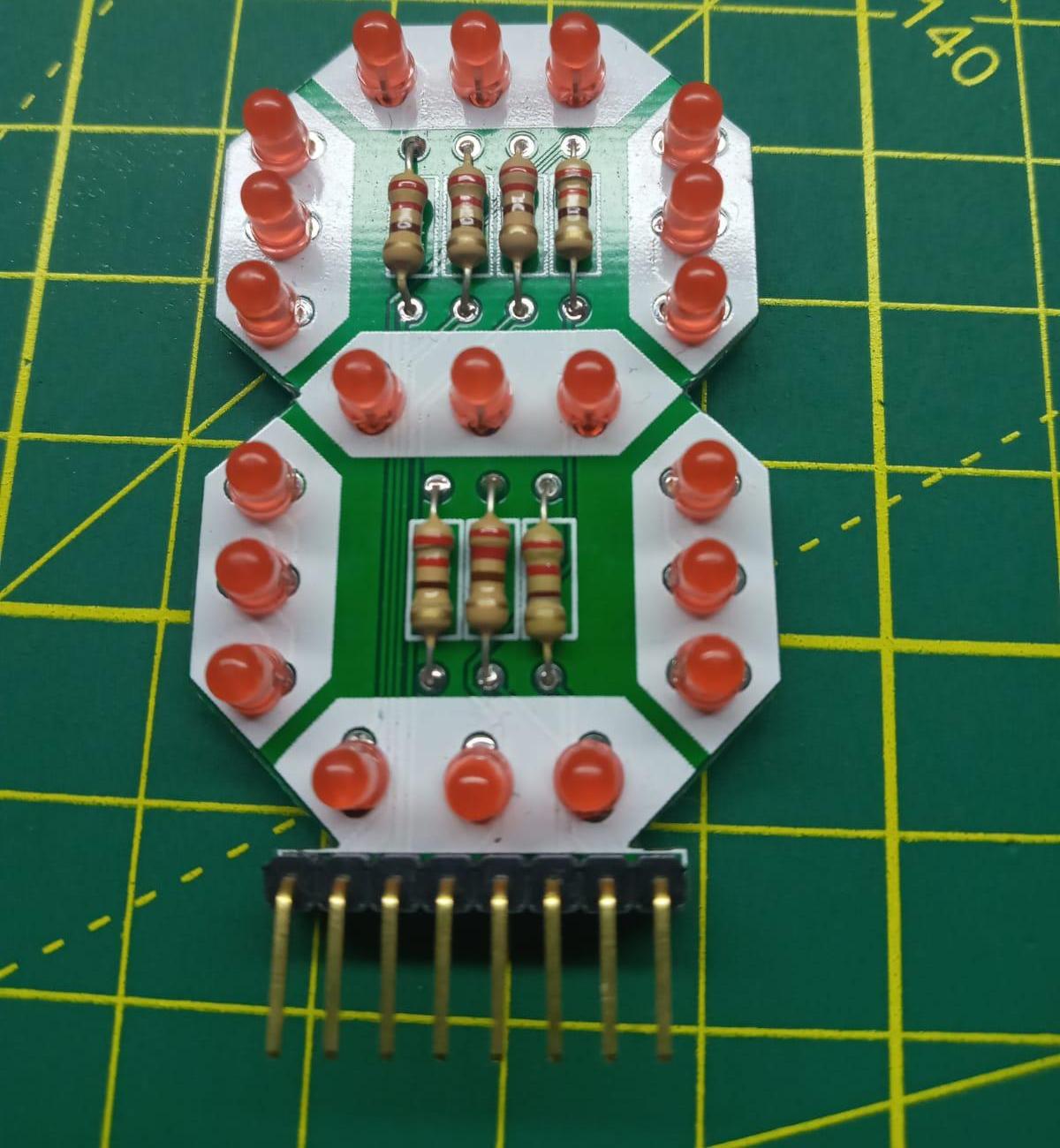 DISPLAY 7 SEGMENTS COMMON CATHODE FOR PROTOBOARD : 6 Steps - Instructables