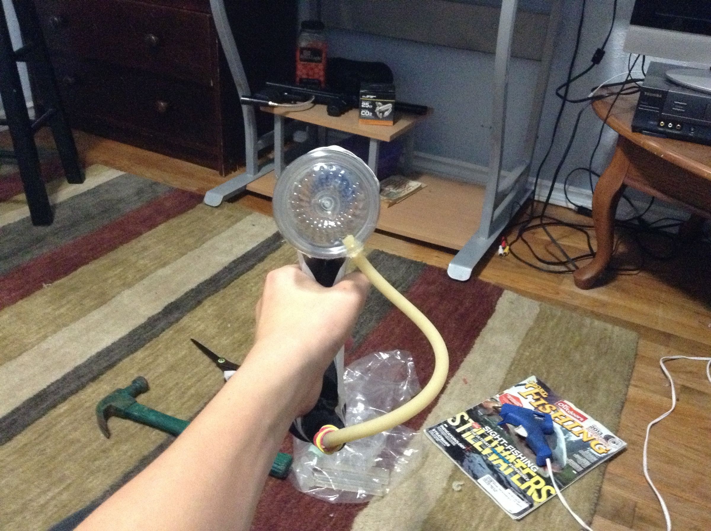 How to Make a Pump Action Airsoft/ Bb Machine Gun., Super Easy!! : 9 ...