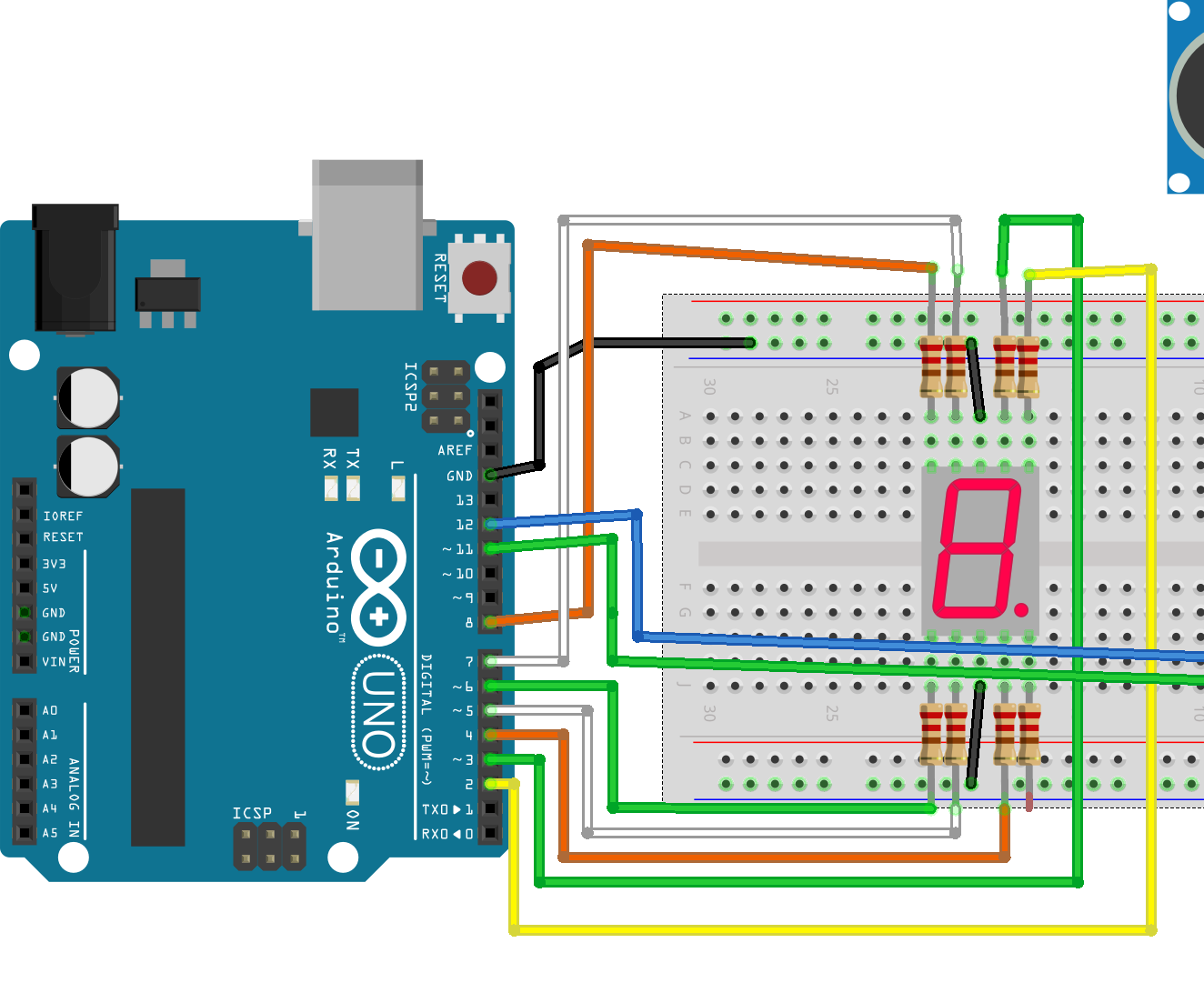 JSN-SR04T With Arduino Wiring Diagram Circuit Arduino,, 57% OFF