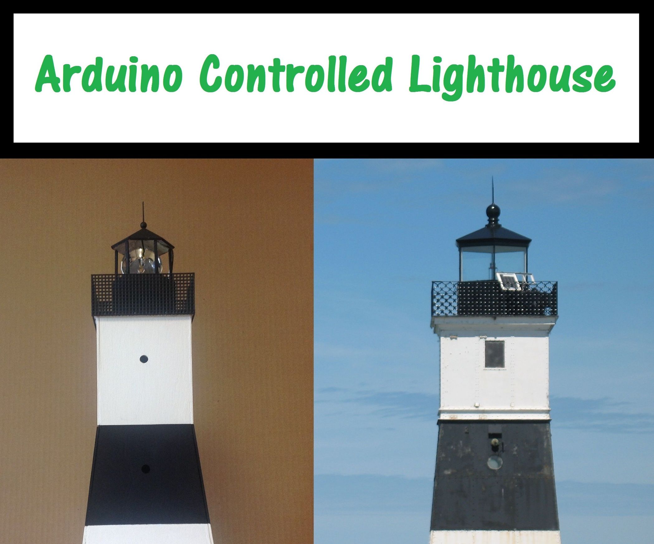 Arduino Controlled Lighthouse : 7 Steps (with Pictures) - Instructables