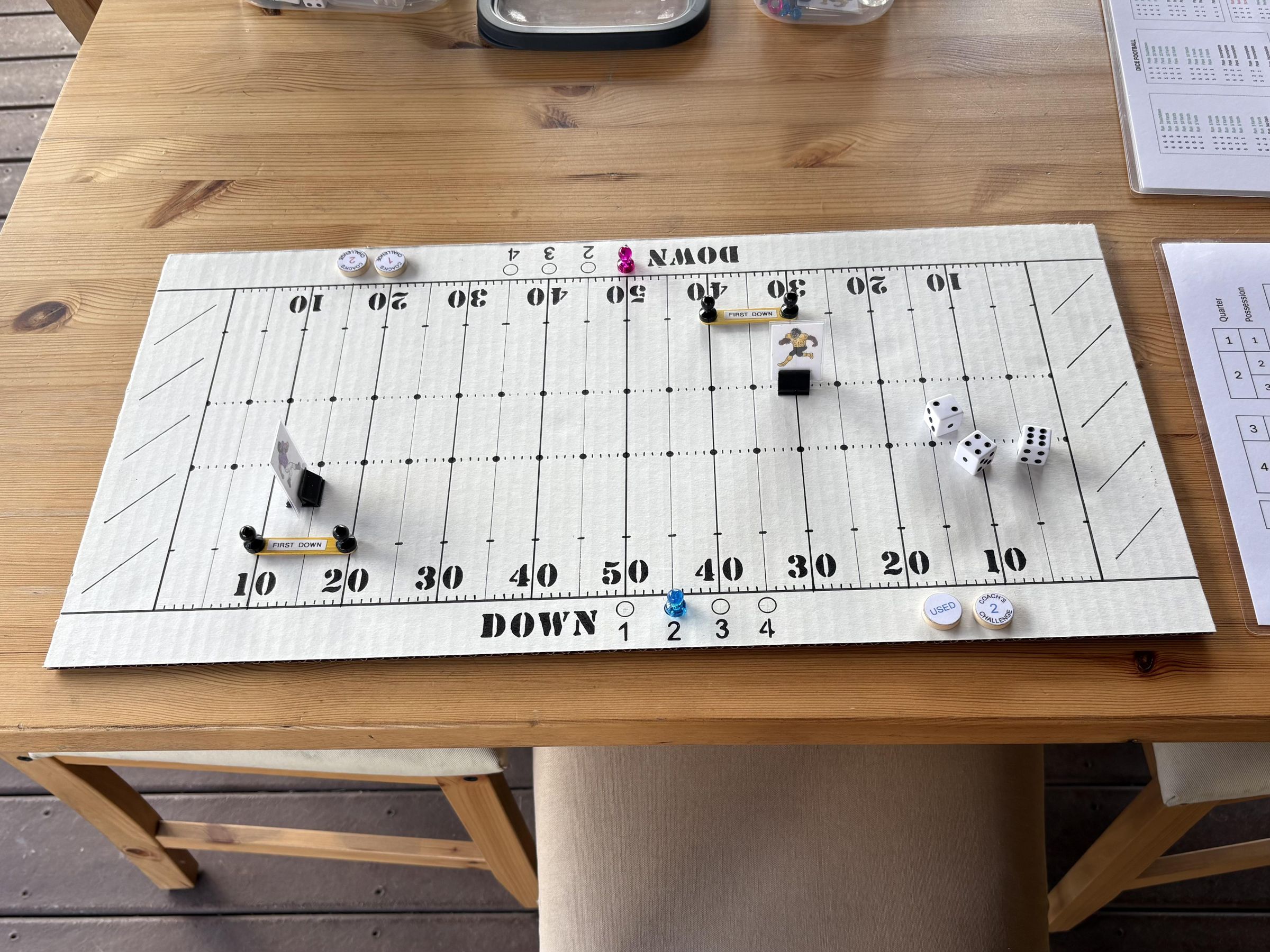 Dice Football Game : 7 Steps (with Pictures) - Instructables