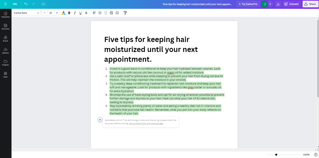 How to Use MagicWrite to Create Batch Content in Canva : 11 Steps - Instructables