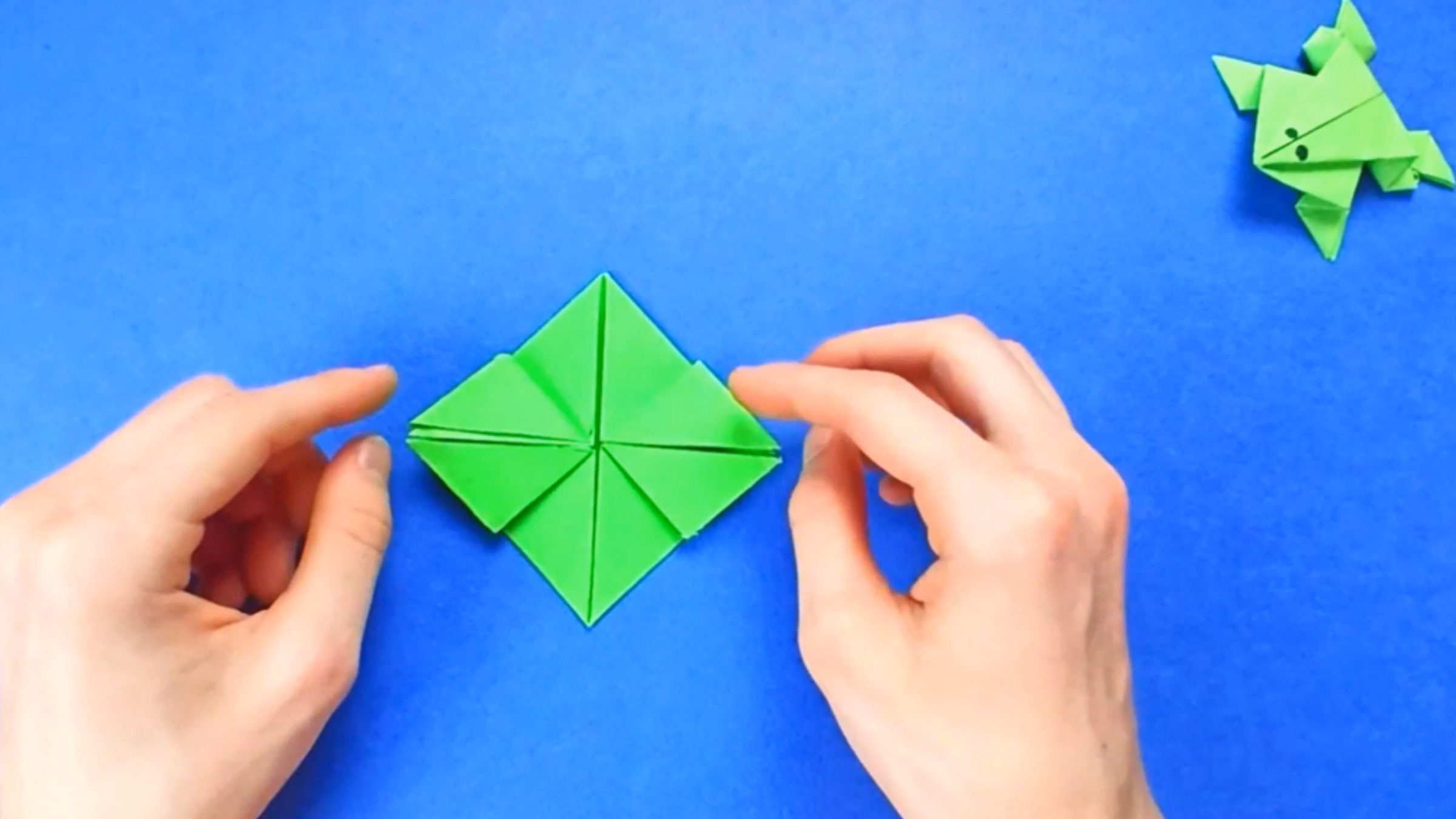 How to Make a Jumping Paper Frog? : 36 Steps (with Pictures ...