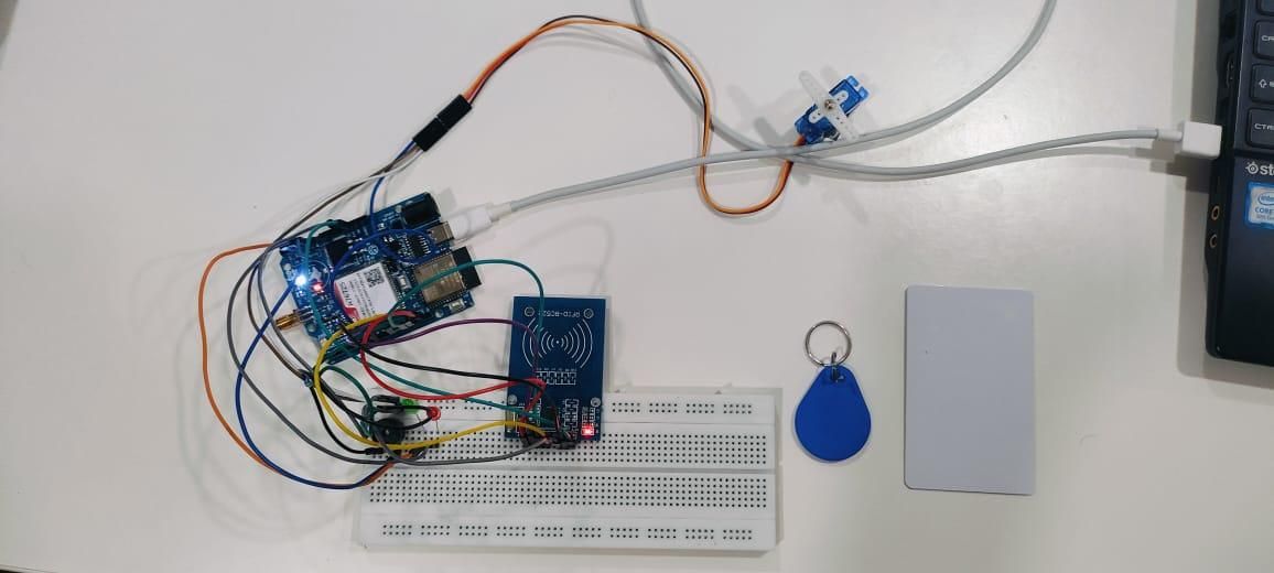 SMART HOME LOCK USING RFID AND OTP USING BHARAT PI : 5 Steps ...