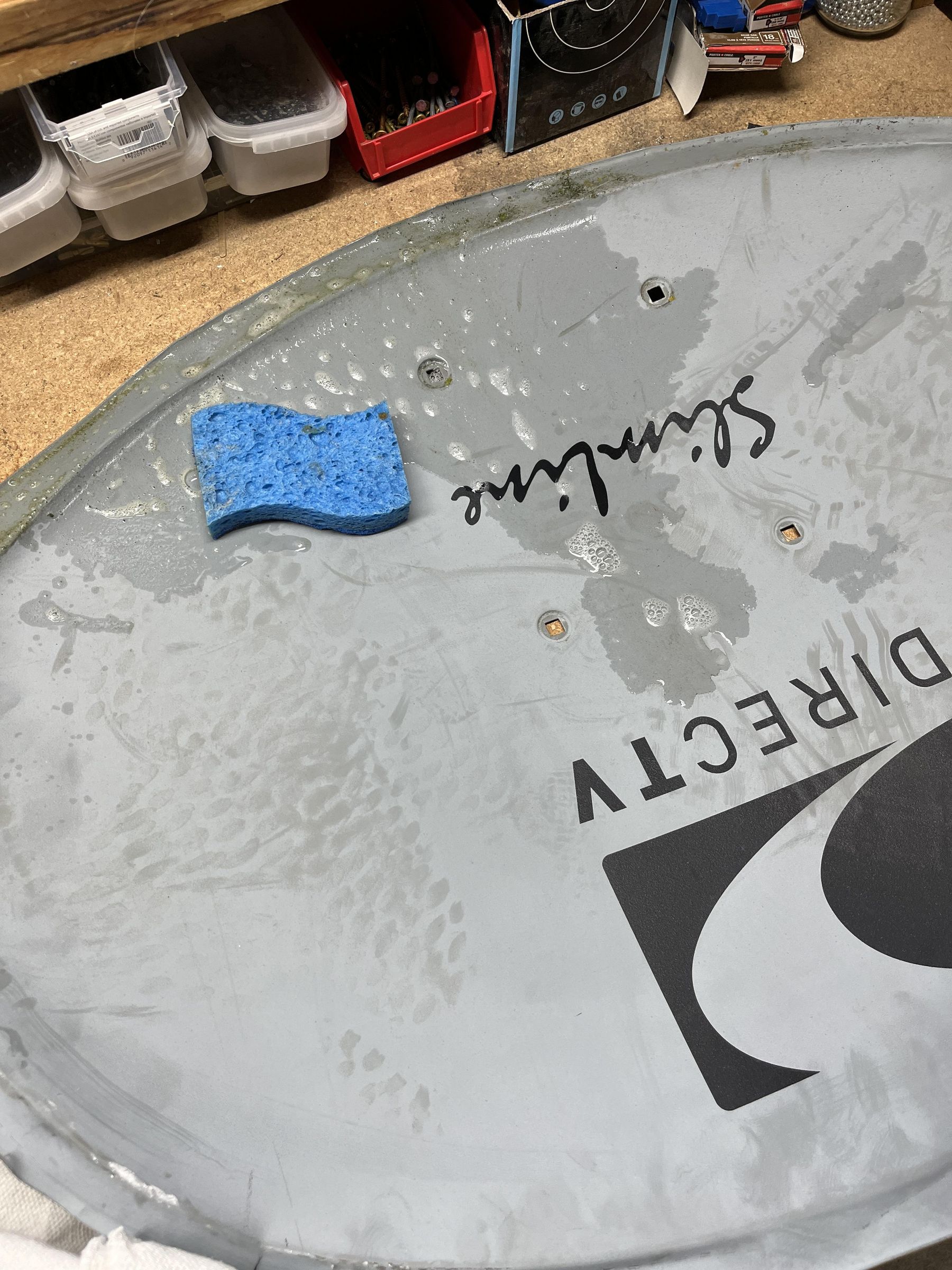 Snow Sled Made From a TV Satellite Dish : 7 Steps (with Pictures ...