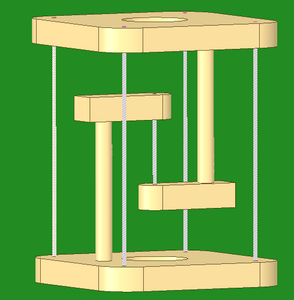 Tensegrity - Desk Top Model : 8 Steps - Instructables