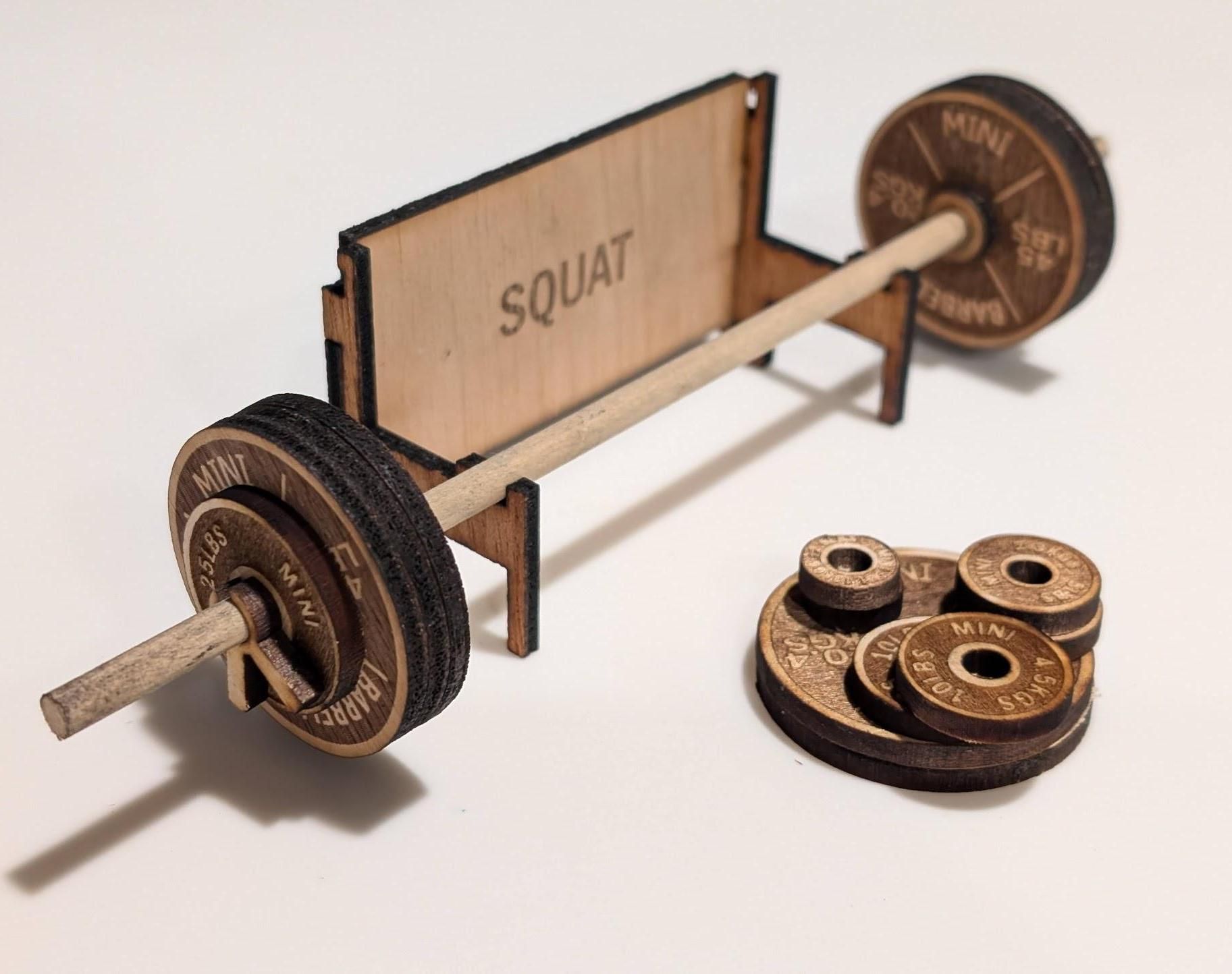 Barbell Mini (and the New Laser That Made It) : 9 Steps (with Pictures ...