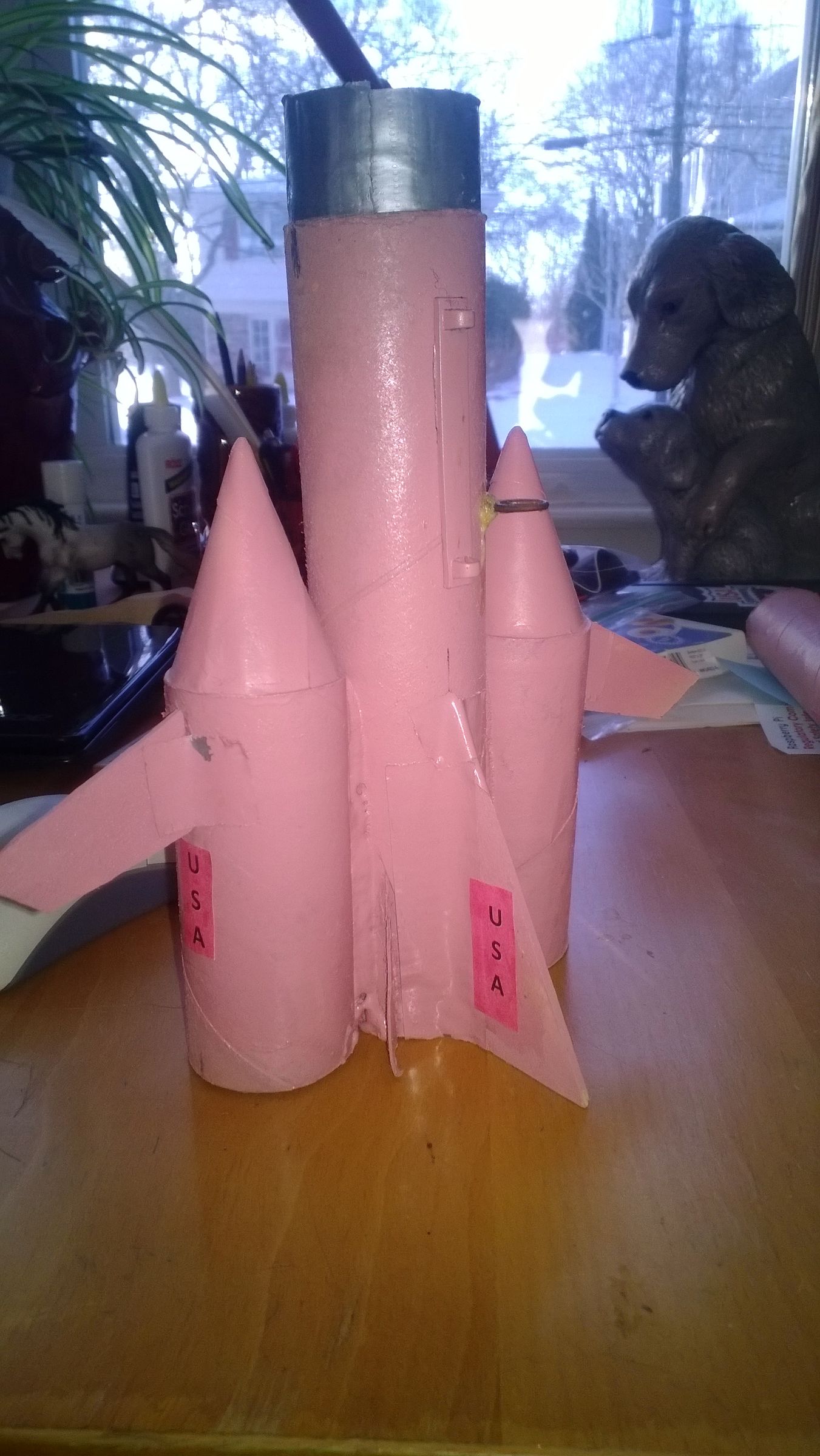Awesome Model Rocket Scratch Built From Readily-Available Materials ...