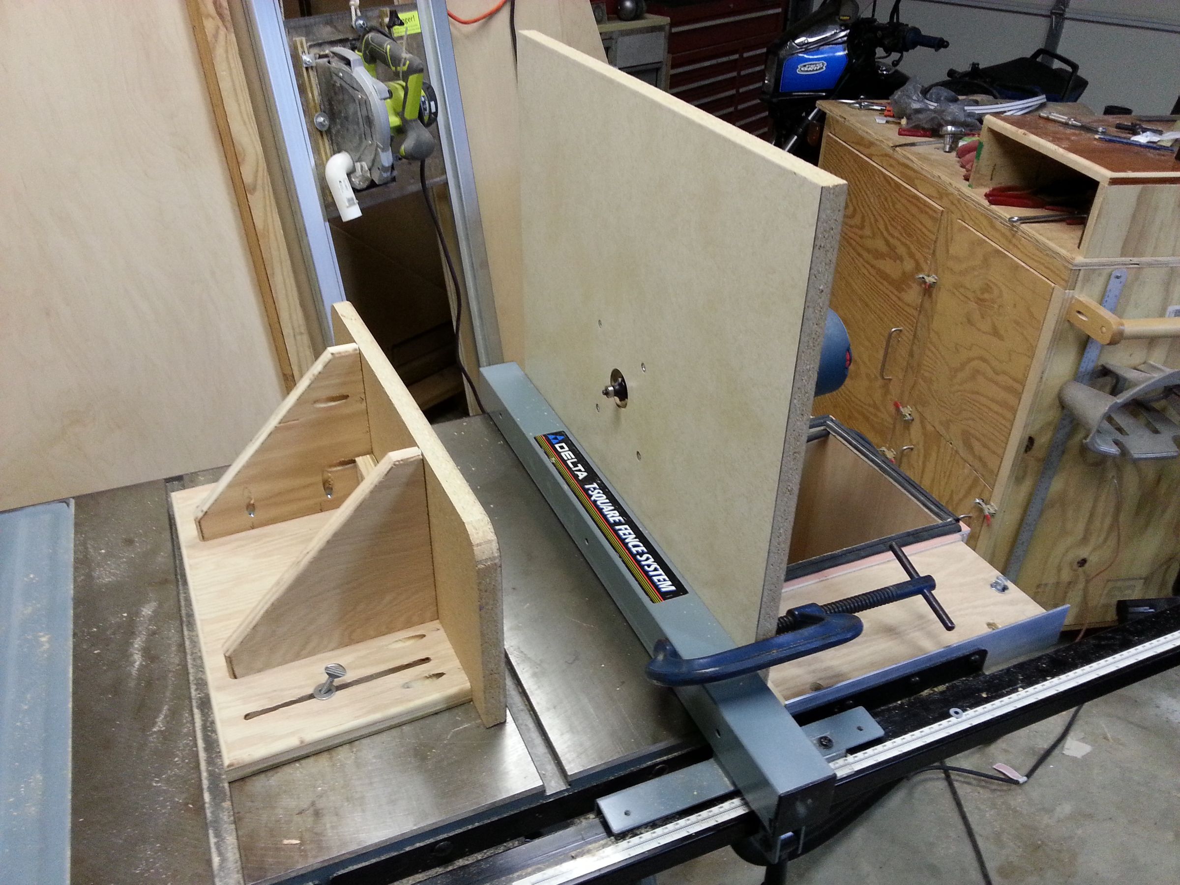 Add a Router Table With Dust Collector to Your Table Saw : 7 Steps ...