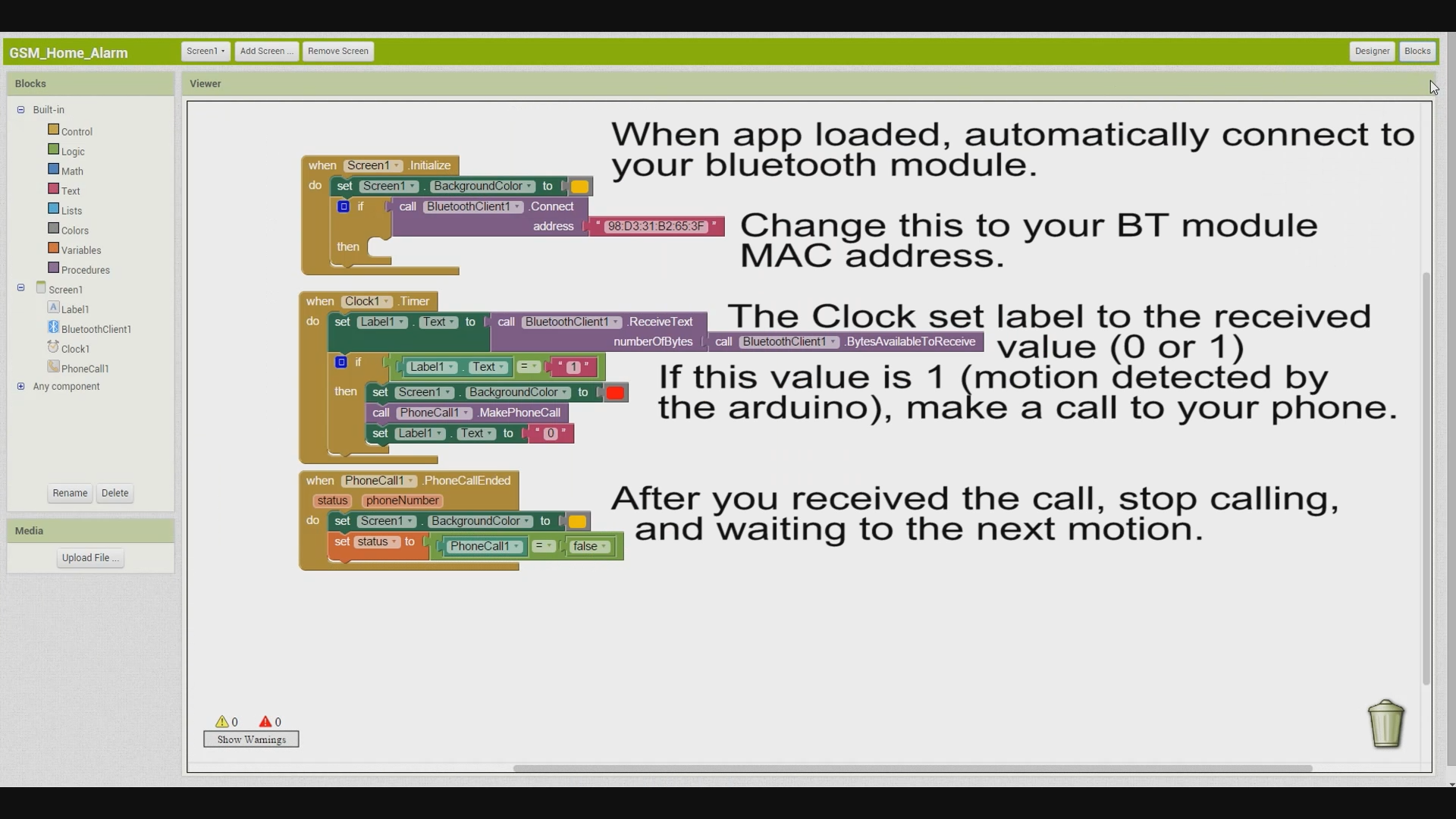 Arduino PIR Motion GSM Alarm - Instructables