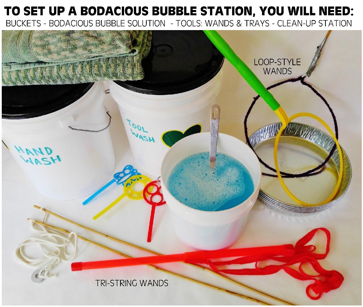 Set Up a BODACIOUS BUBBLE STATION for PARTIES, FESTIVALS & EVENTS ...