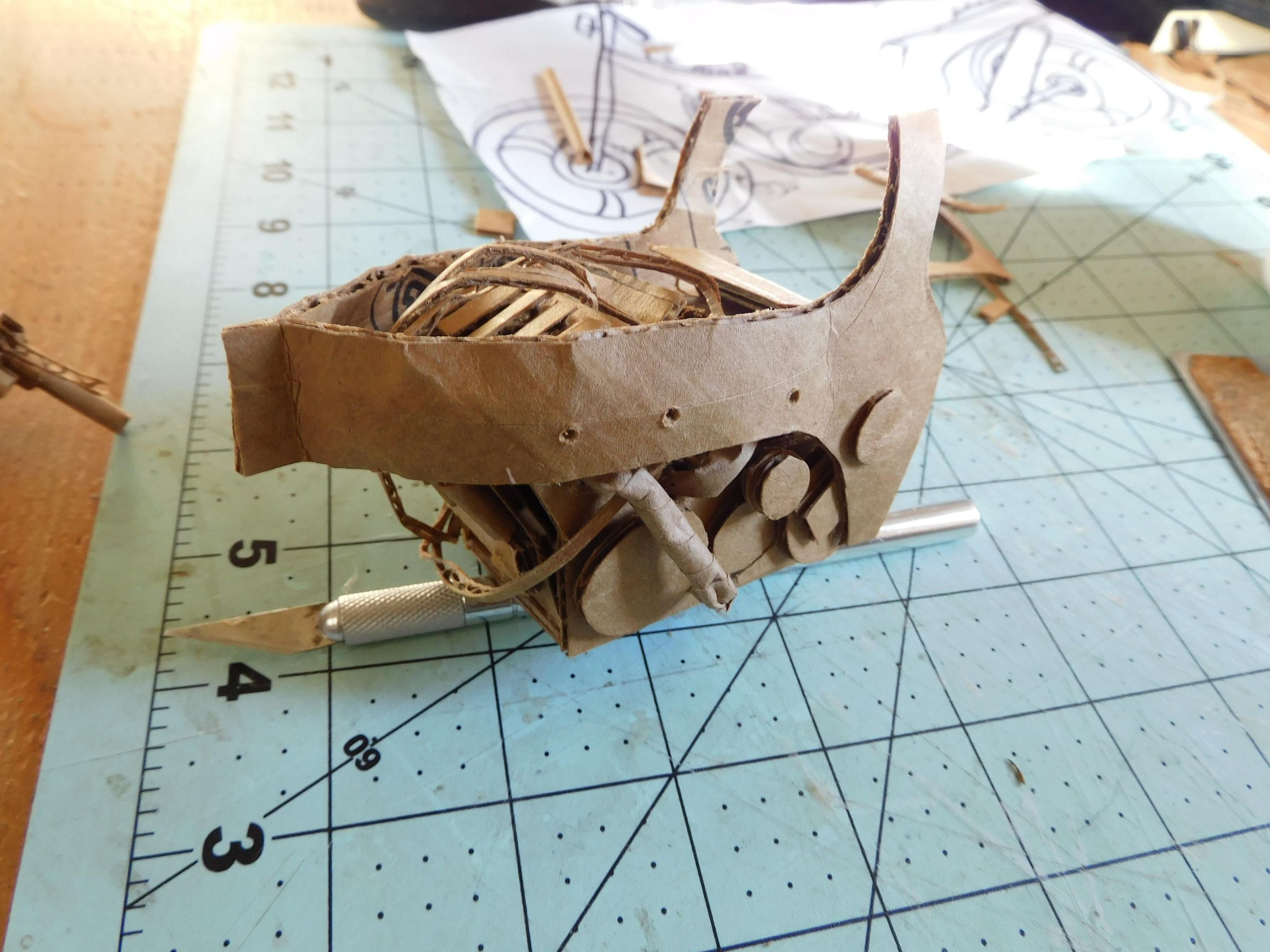 Cardboard Suzuki Hayabusa Chassis : 17 Steps (with Pictures ...