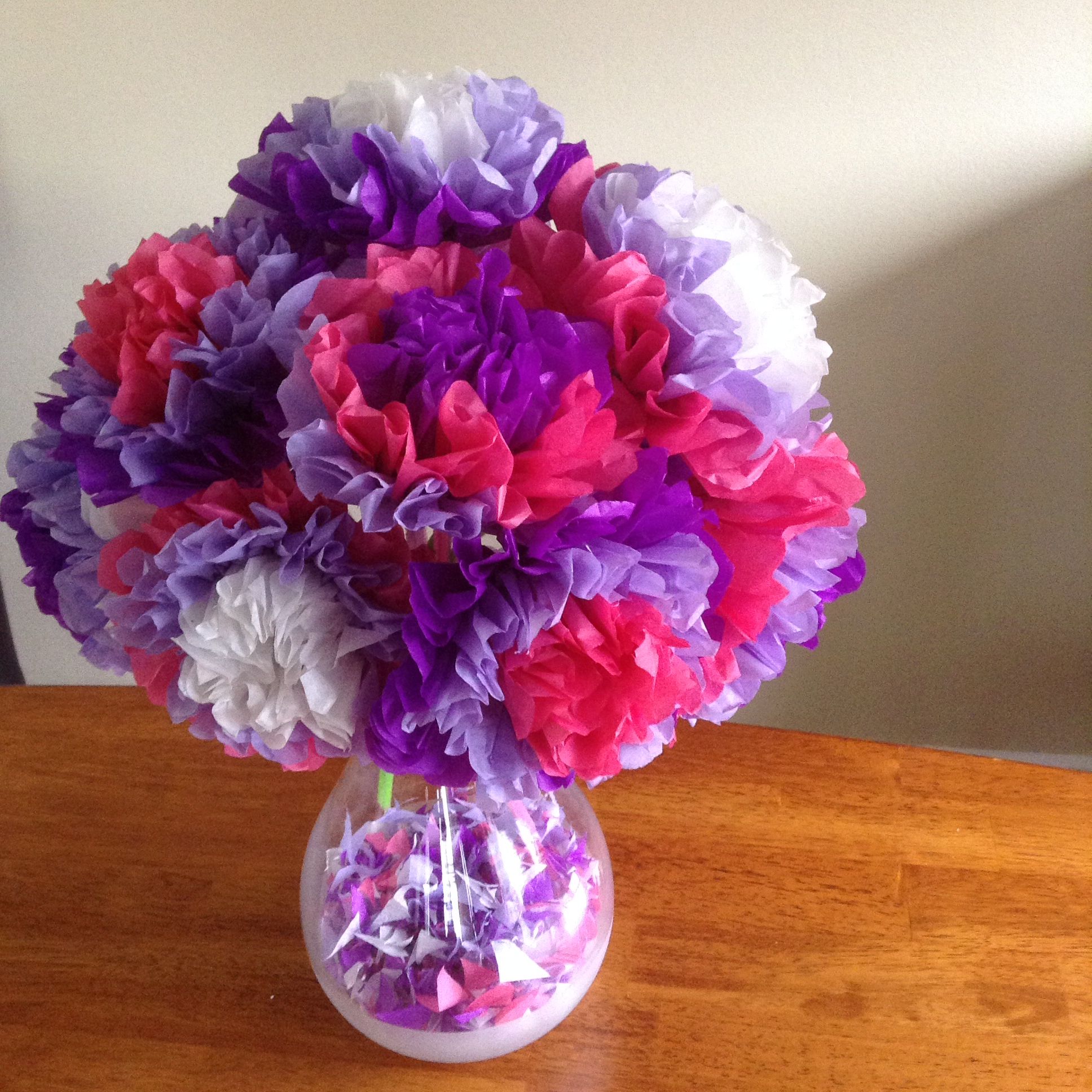 Easy Tissue Paper Flowers : 5 Steps (with Pictures) - Instructables