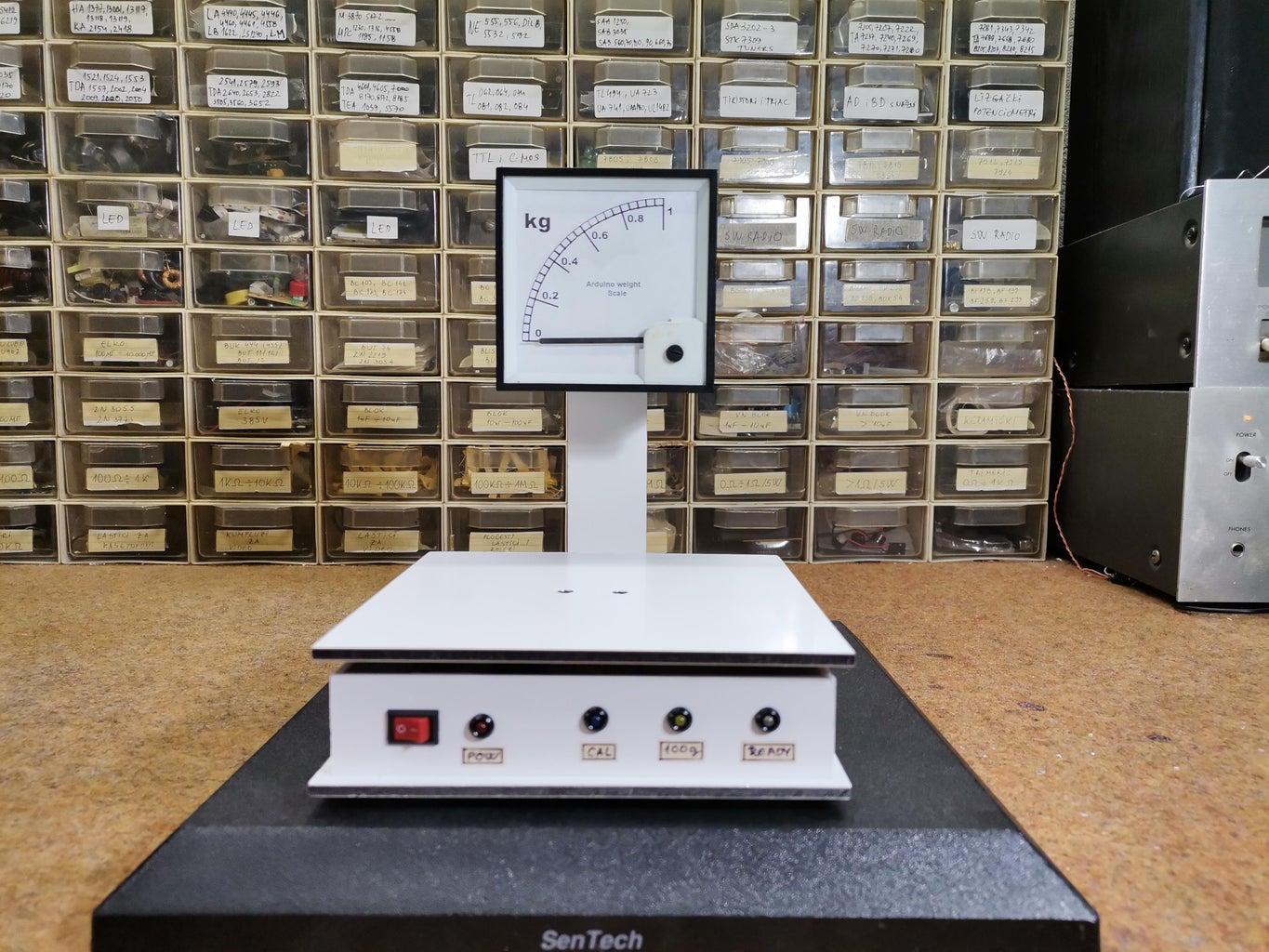 Arduino Weighing Machine Scale With Analog Showing 3 Steps