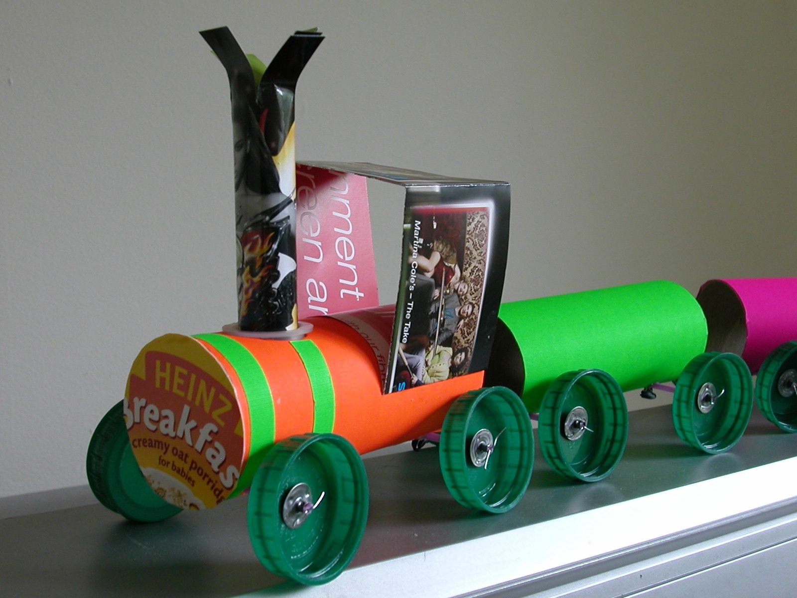 Breakfast Express - Toy Train From Toilet Roll Tubes : 7 Steps (with ...