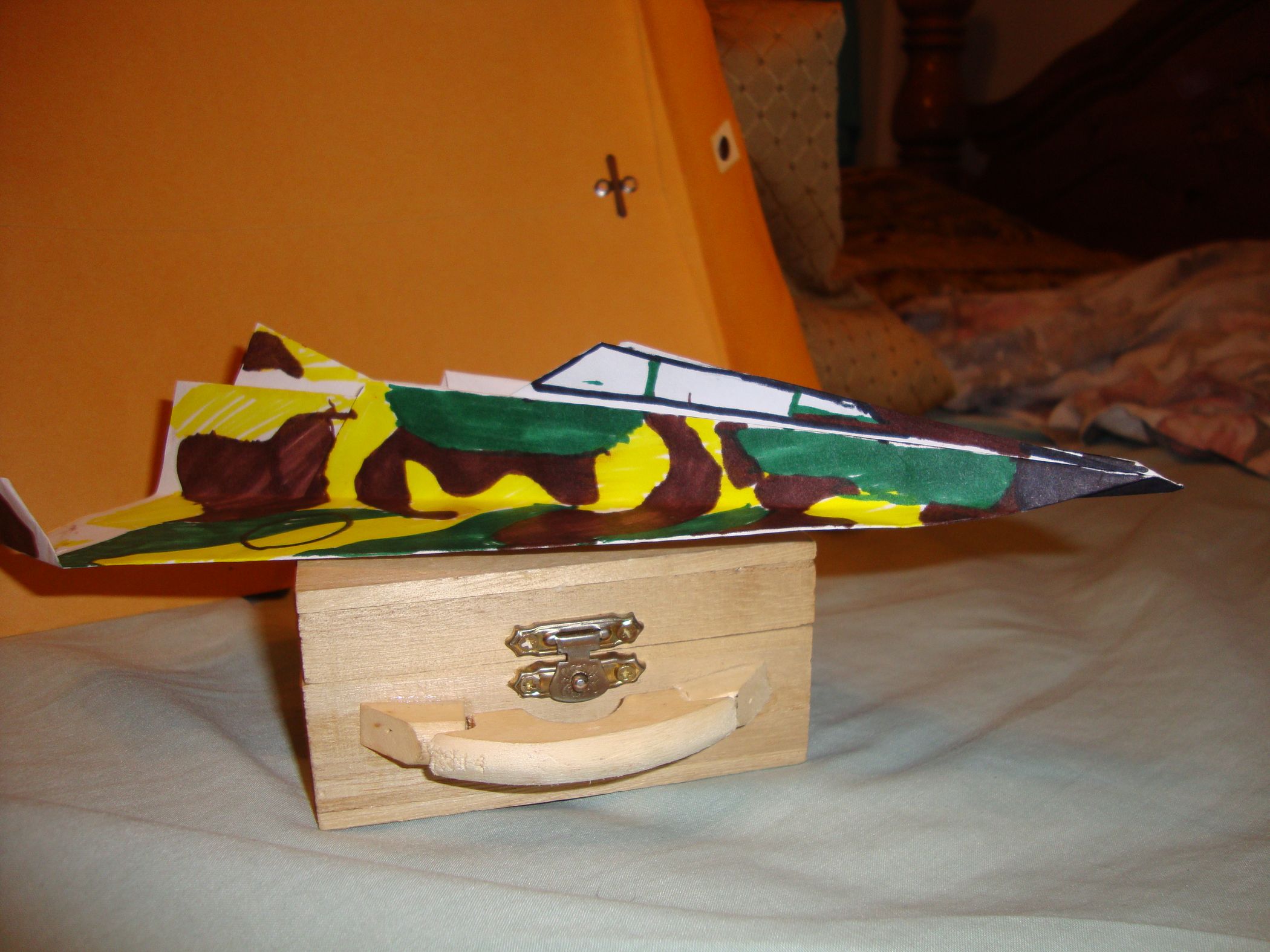Awesome F-4 Phantom Paper Airoplane : 4 Steps - Instructables