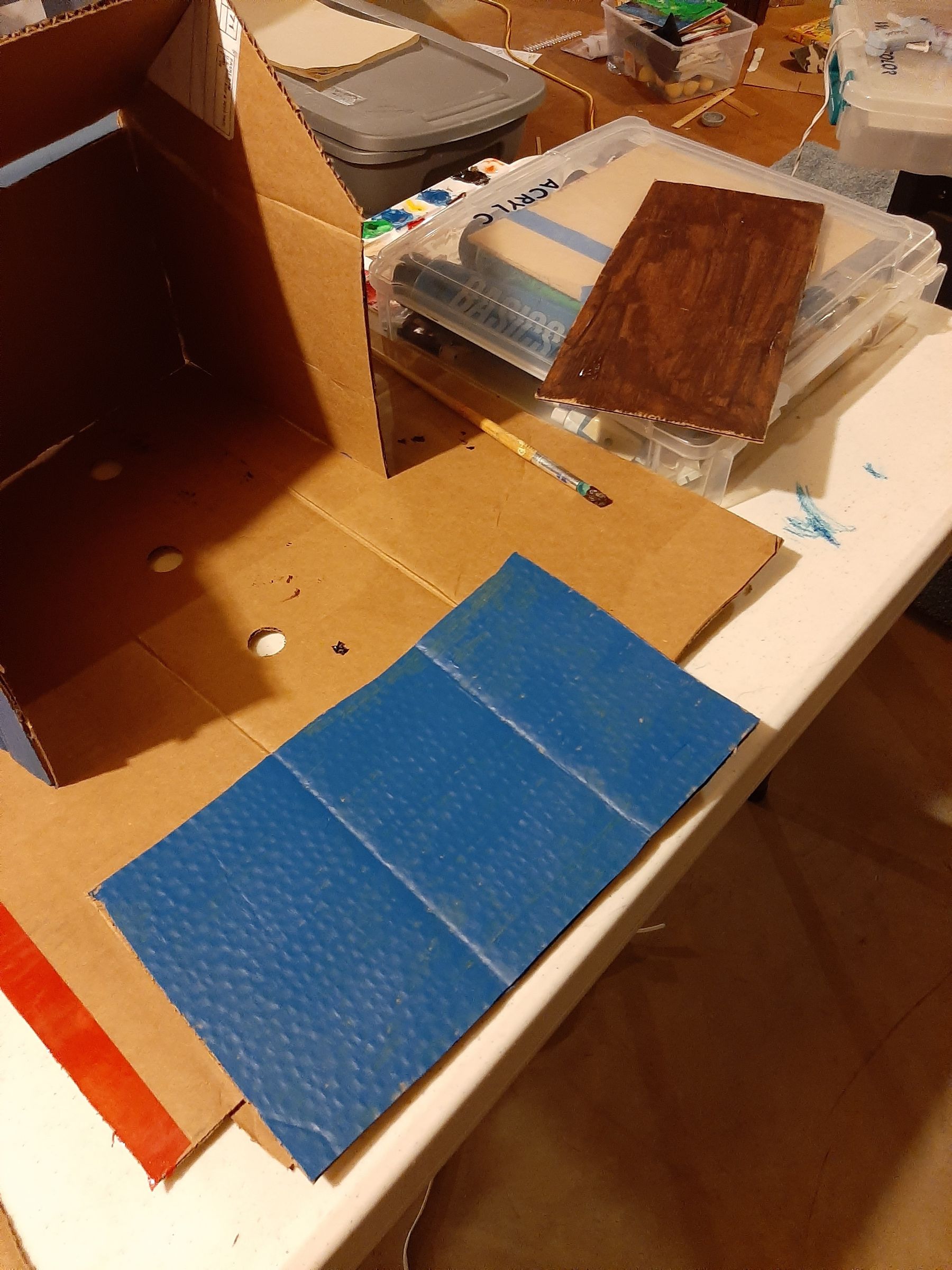 Hot Glue Cardboard House : 5 Steps - Instructables